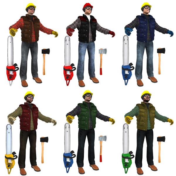 3D Lumberjack Models | TurboSquid