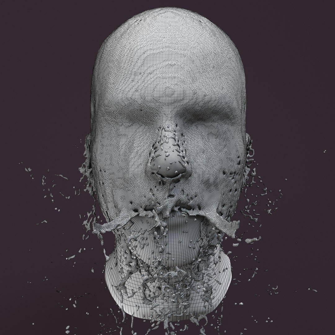 Splash Head 9 3D Model - TurboSquid 1430672