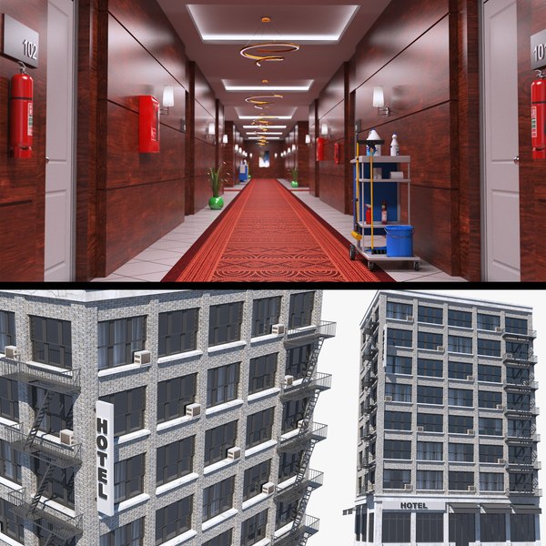Hotel 3D Models for Download | TurboSquid