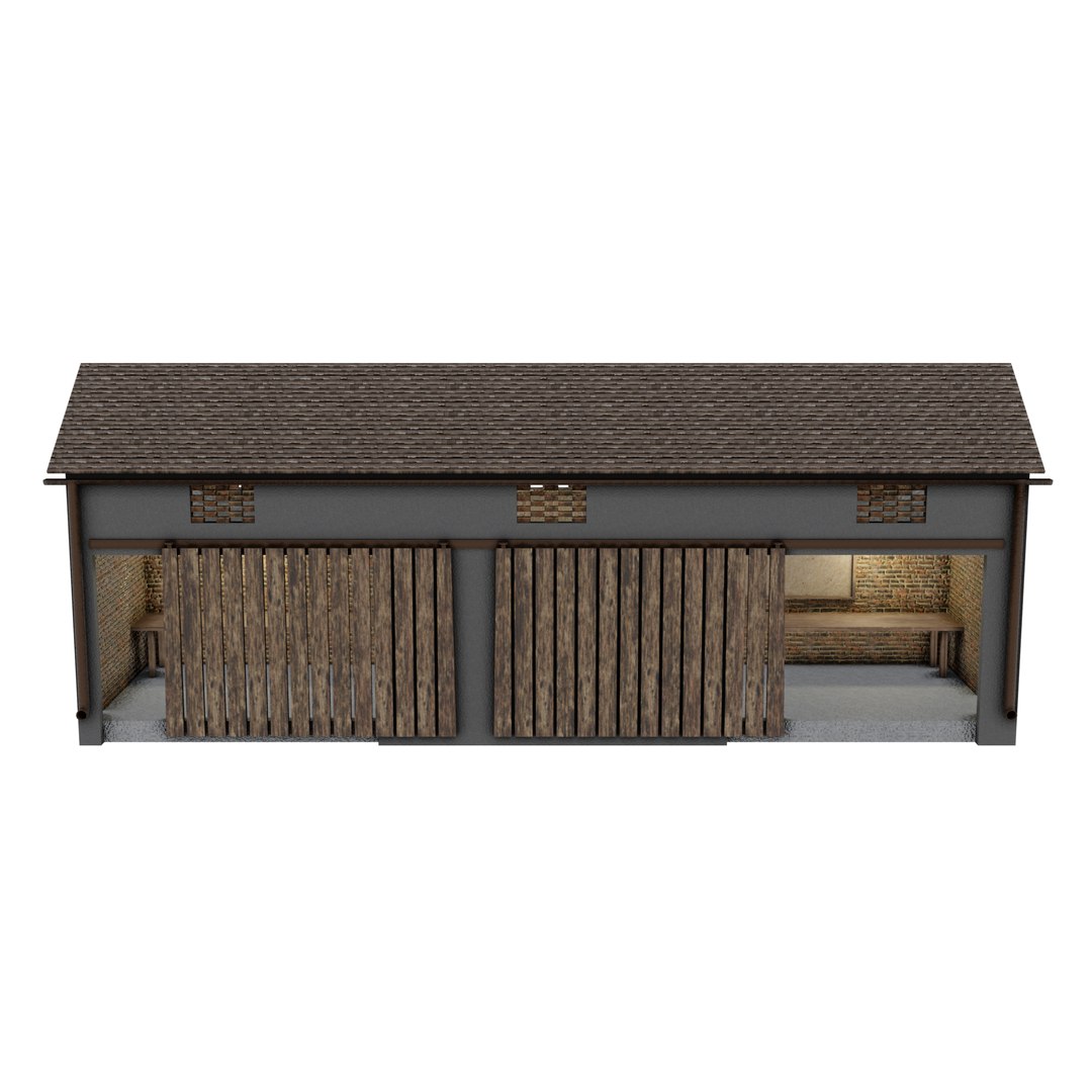 Free 3D Model Old Barn - TurboSquid 1602622