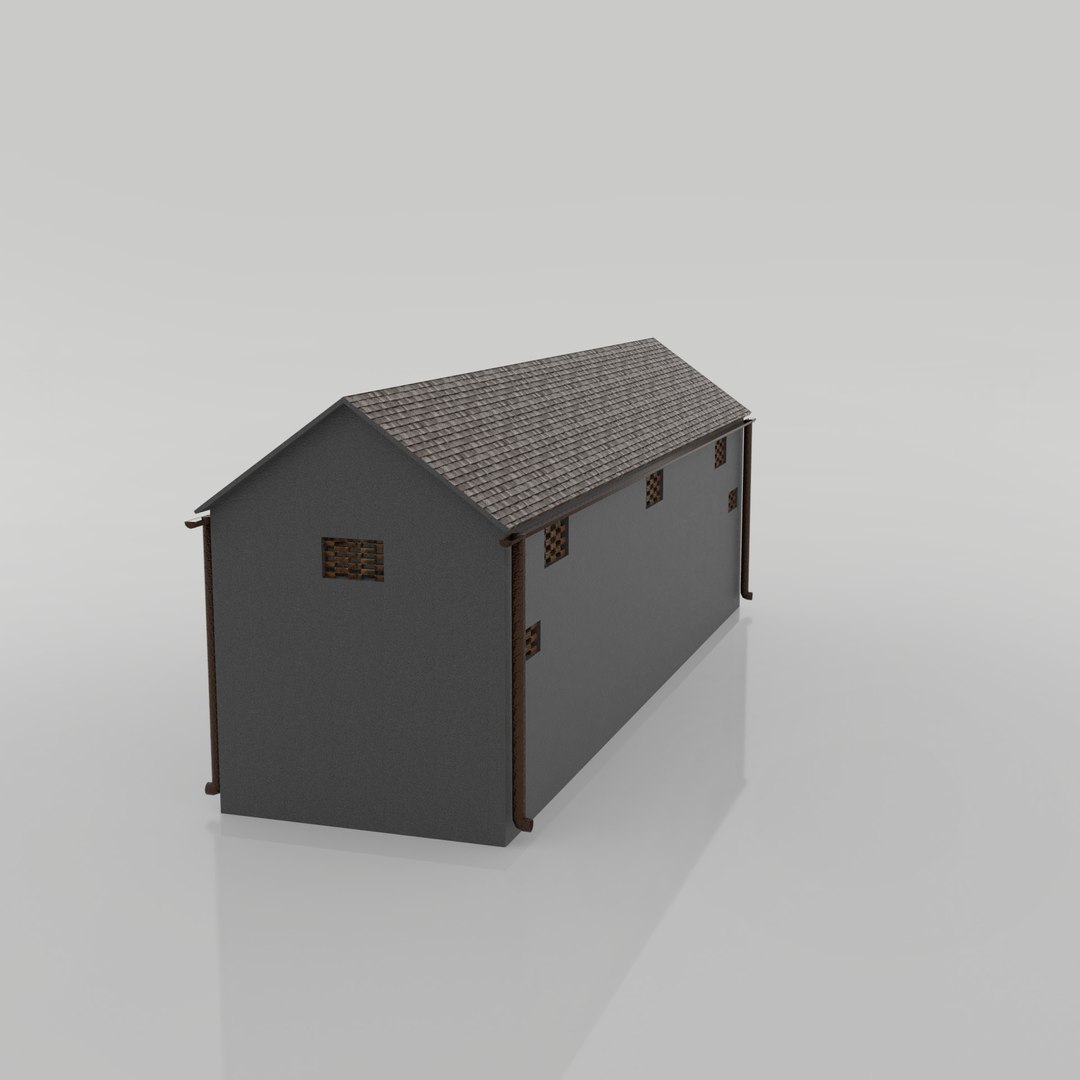 Free 3D Model Old Barn - TurboSquid 1602622