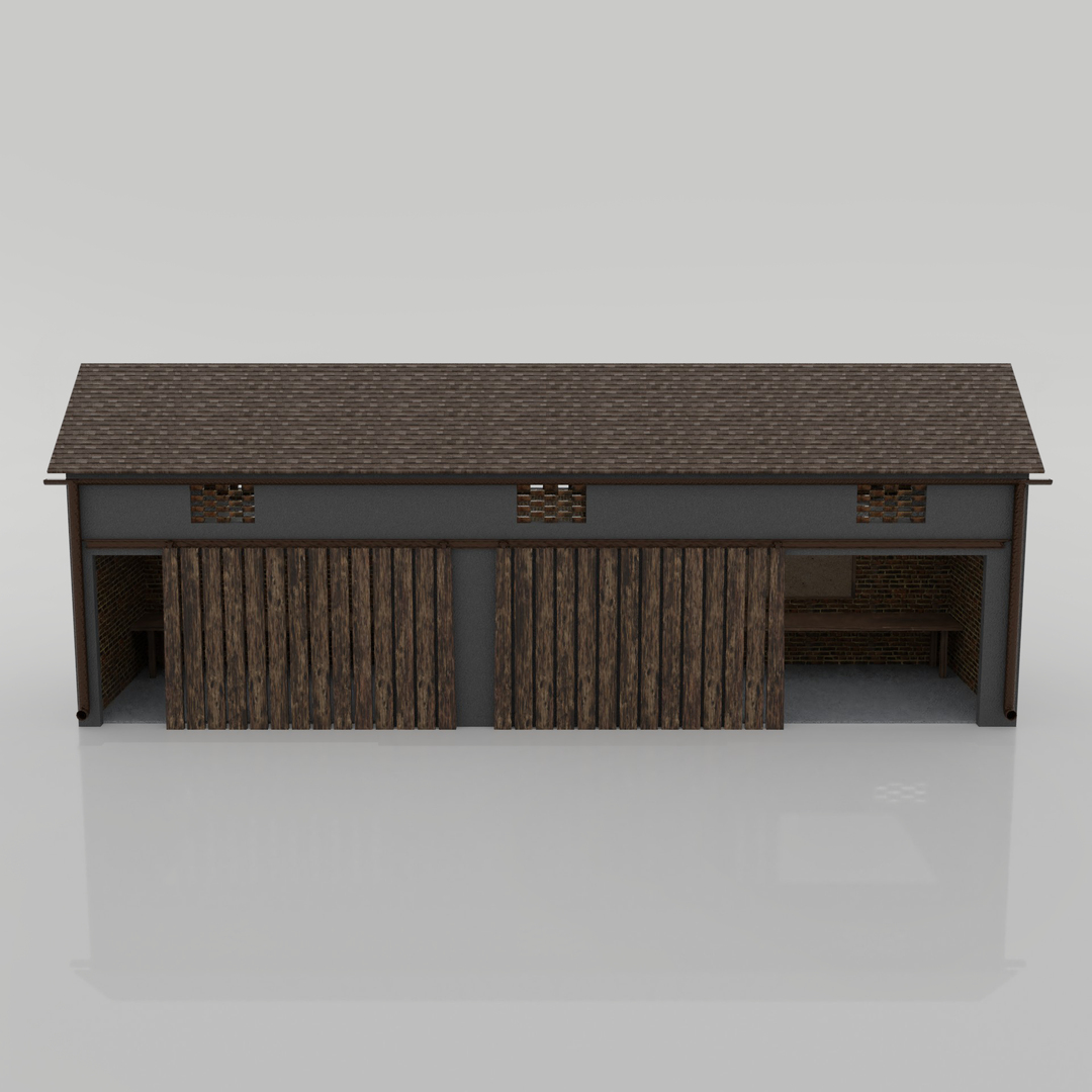 Free 3D Model Old Barn - TurboSquid 1602622