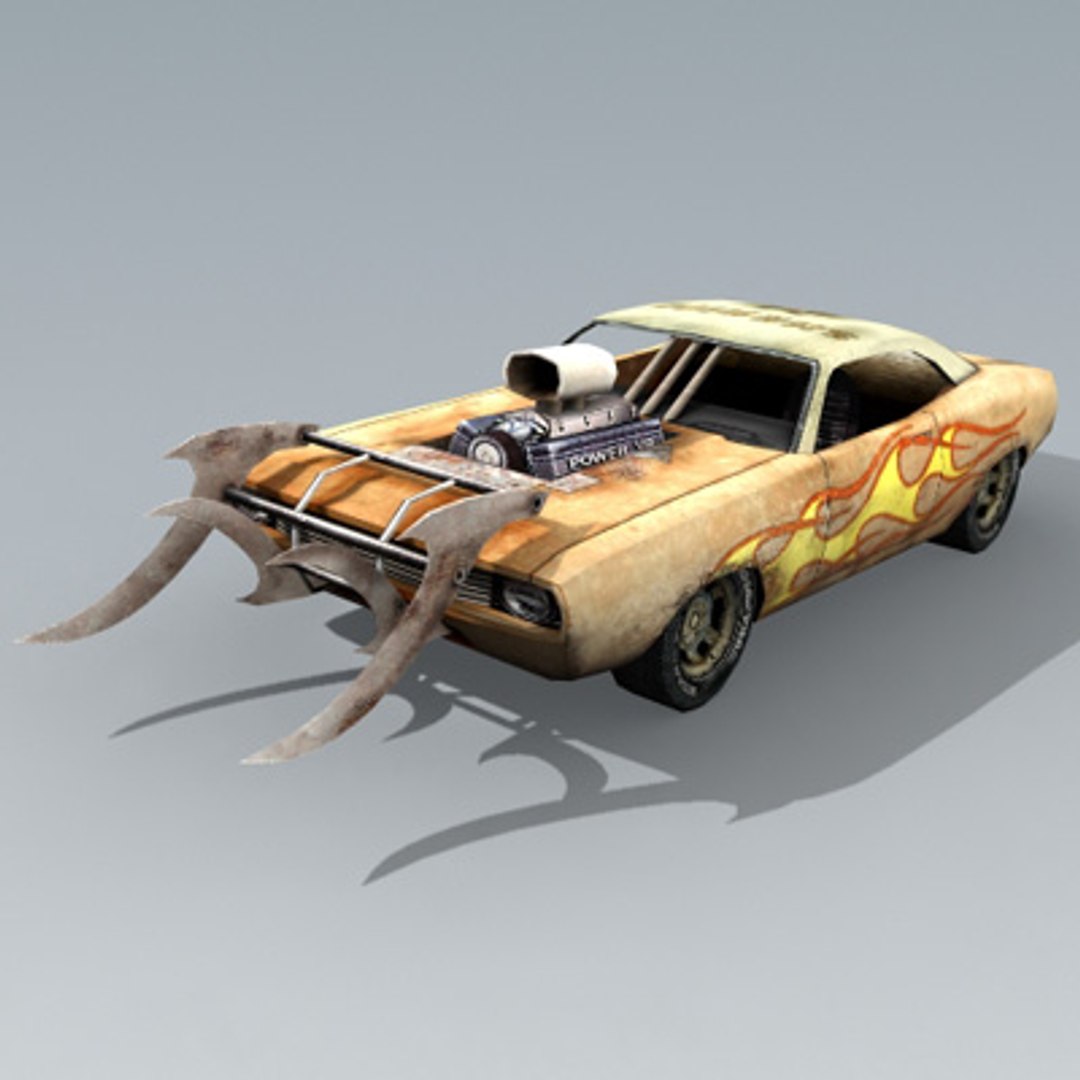 Free Dragster Car 3d Model