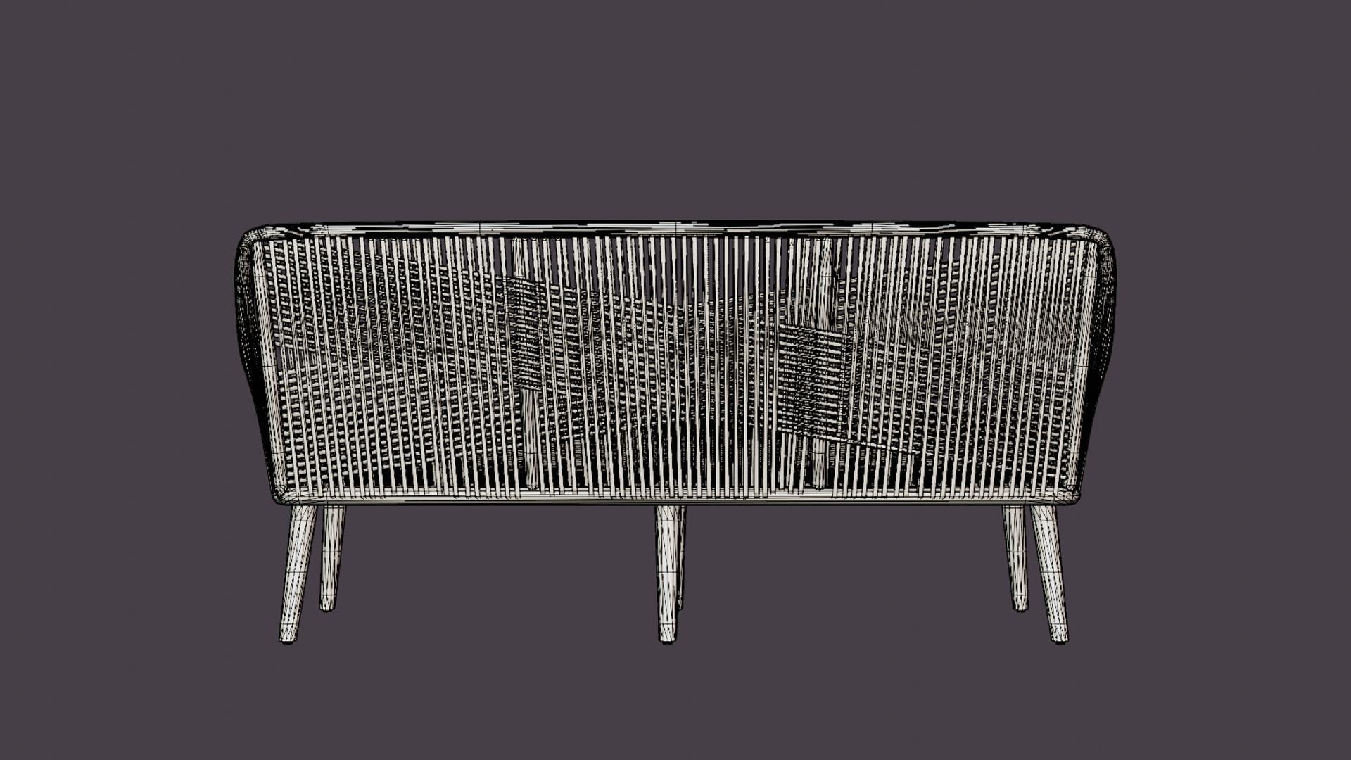 3D Fargo 3-seater Sofa Model - TurboSquid 2241865