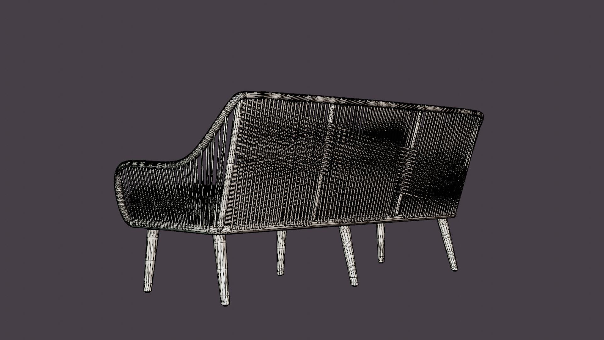 3D Fargo 3-seater Sofa Model - TurboSquid 2241865