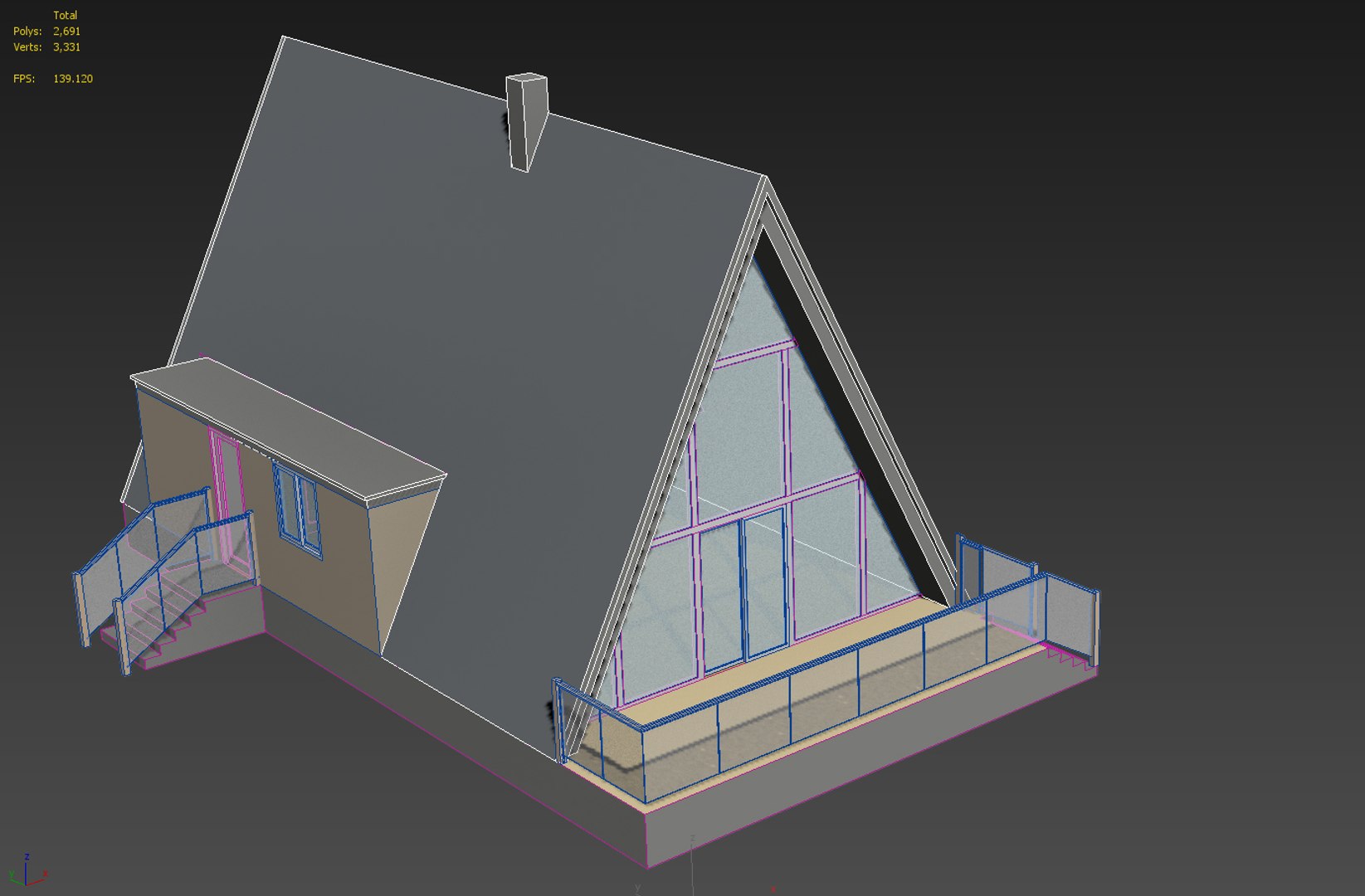 3D Frame House - TurboSquid 1621269