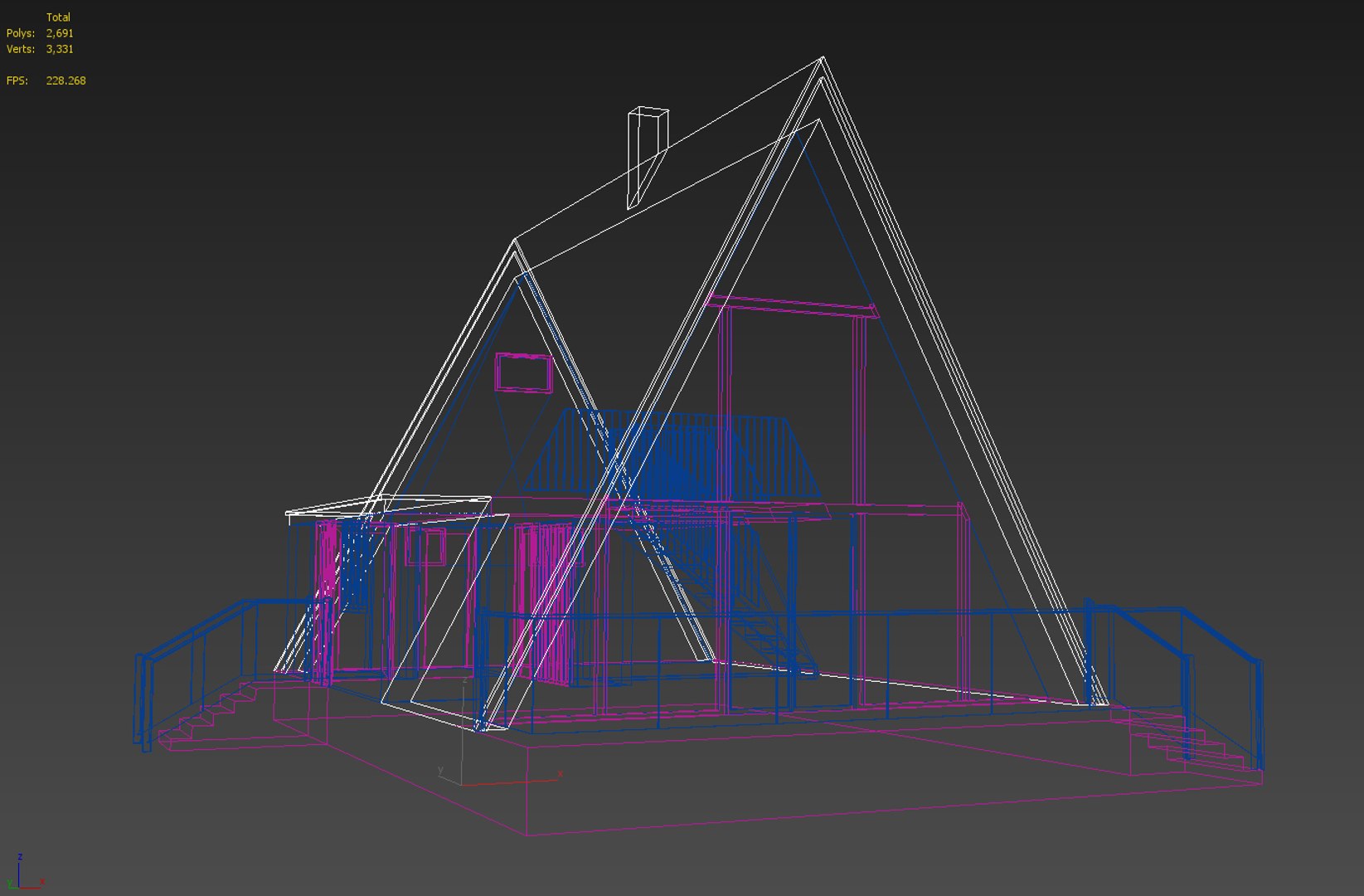 3D Frame House - TurboSquid 1621269