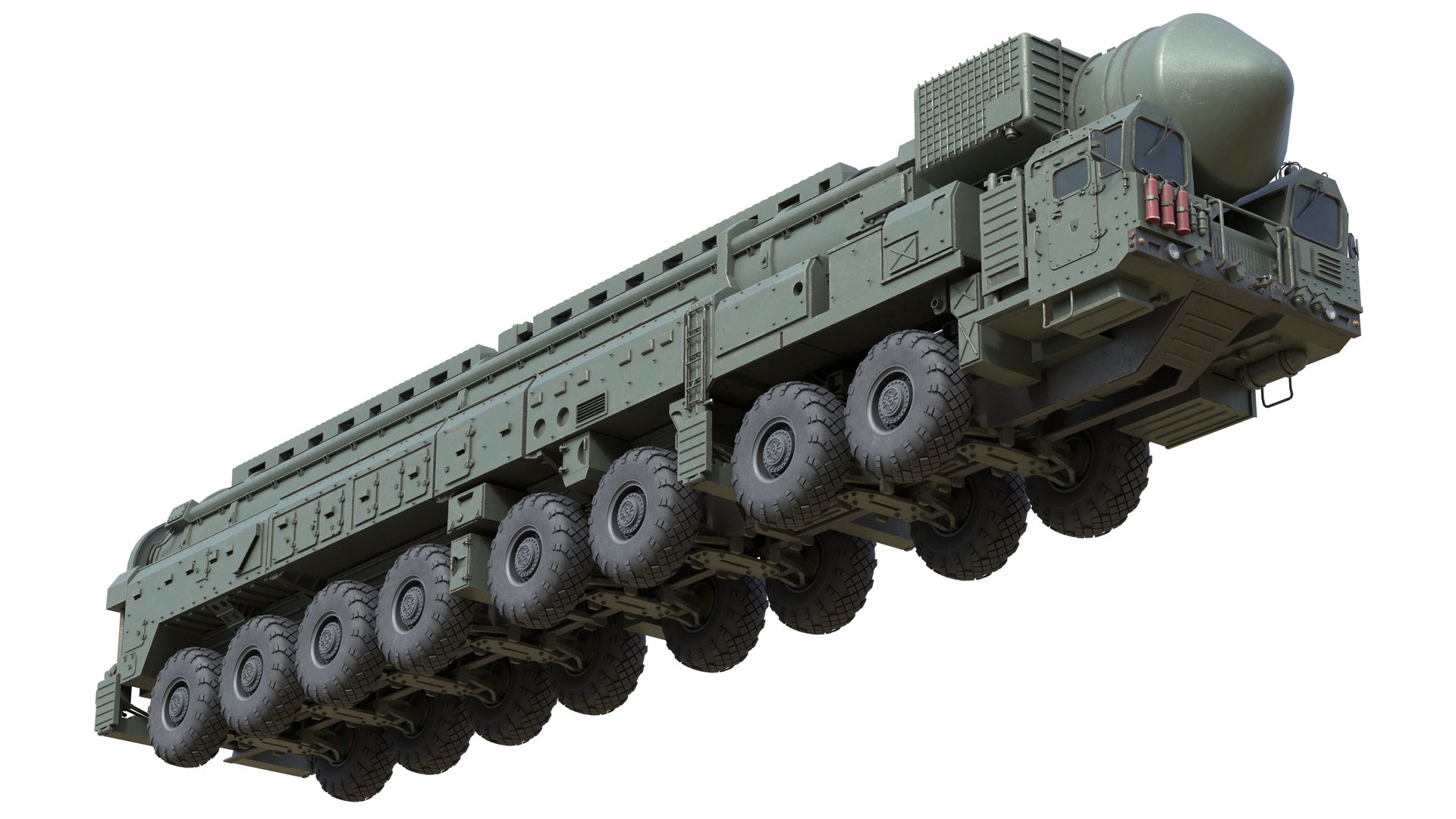 RT 2PM Topol Intercontinental Ballistic Missile 3D Model - TurboSquid ...