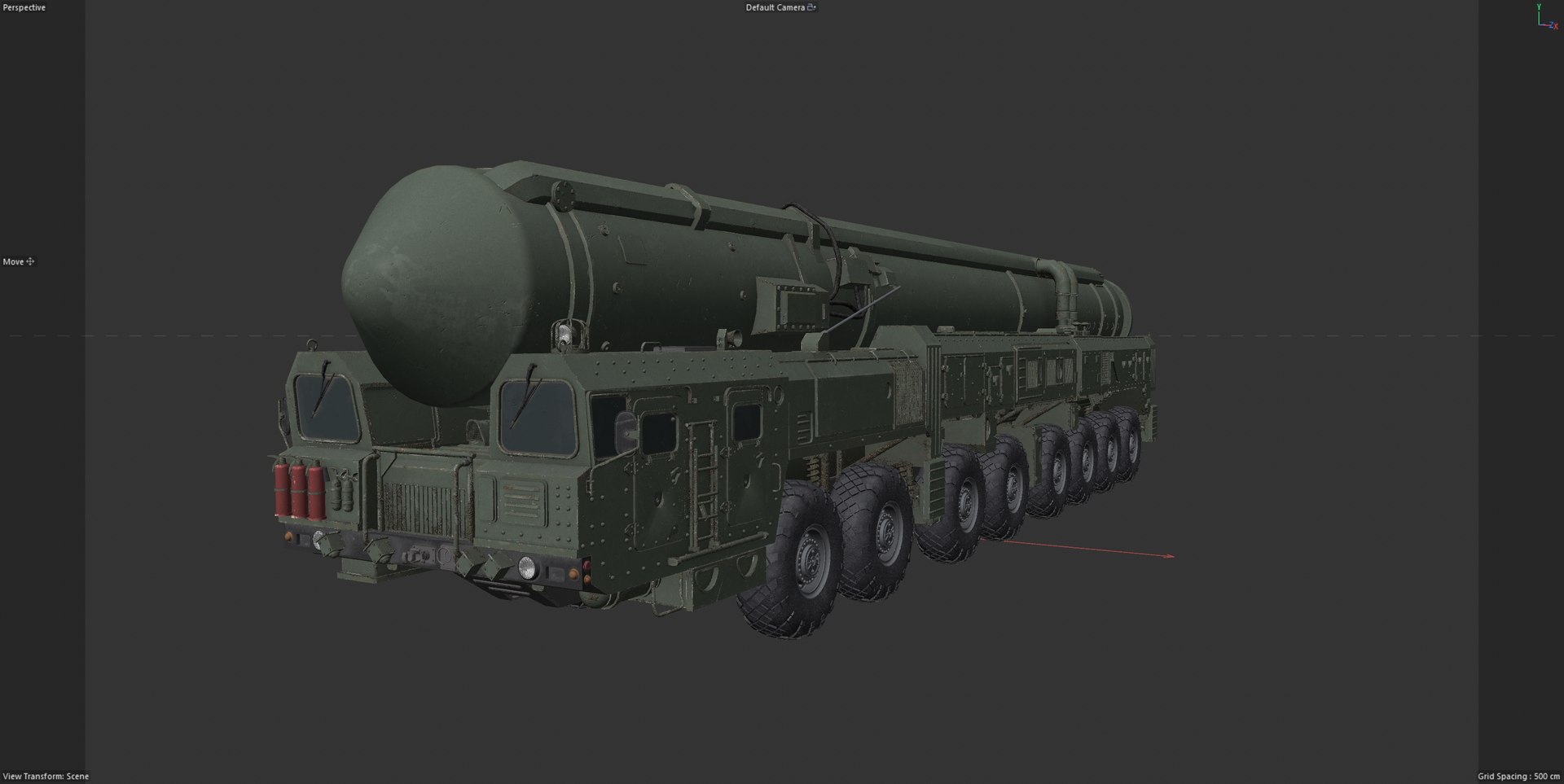 RT 2PM Topol Intercontinental Ballistic Missile 3D Model - TurboSquid 2386816
