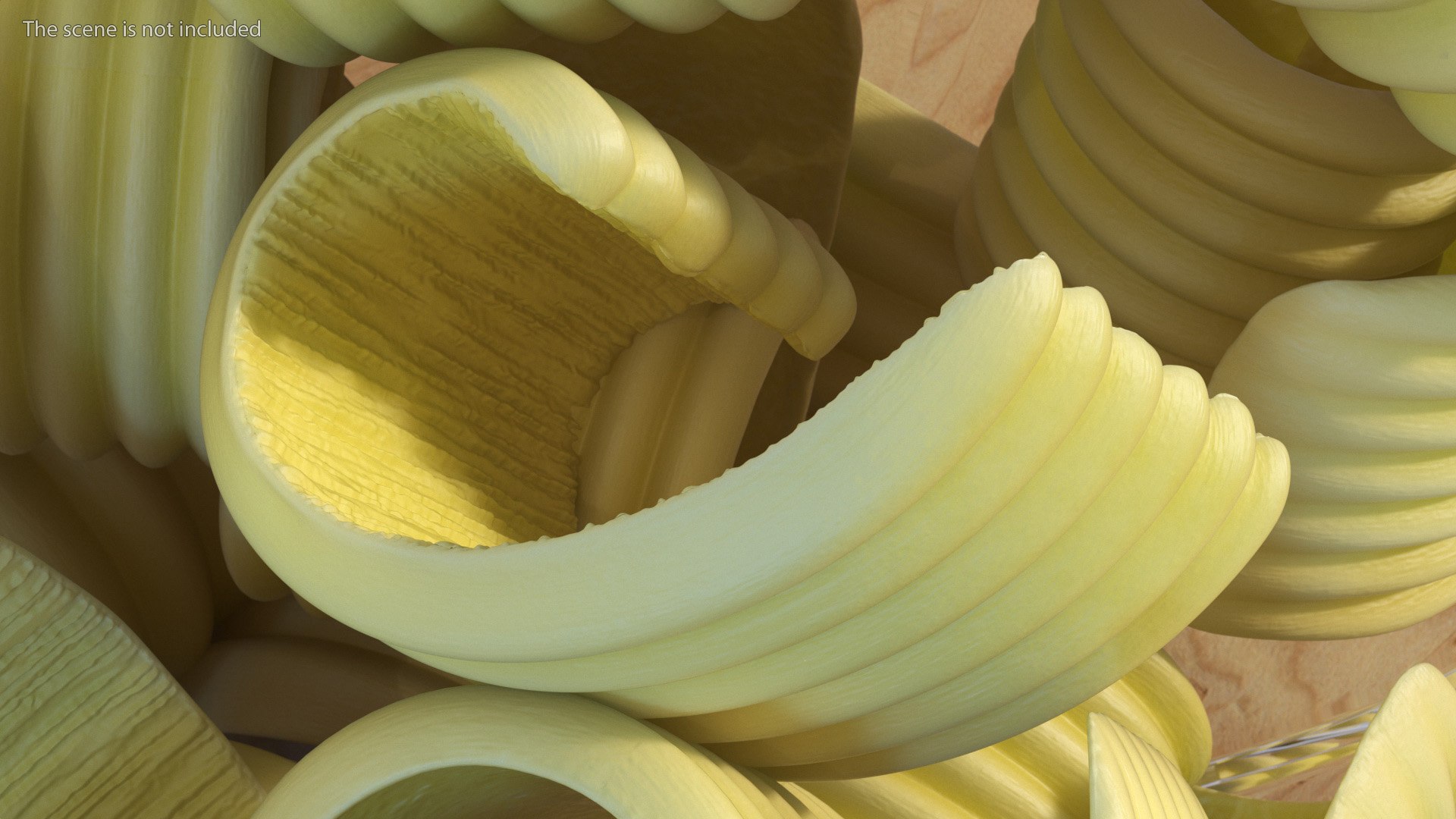 3D Slice of Butter with Curl model - TurboSquid 1994573