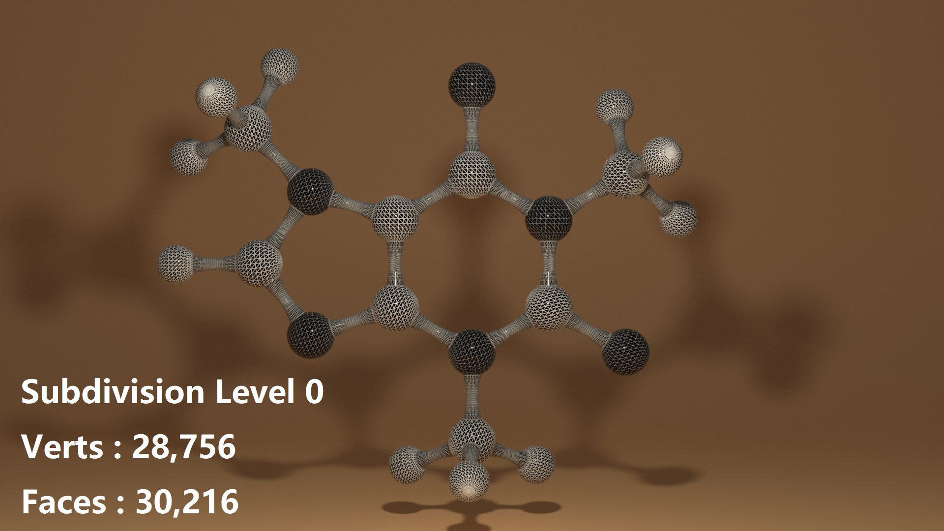 Caffeine Molecule C8H10N4O2 Coffee 3D Model - TurboSquid 2019499