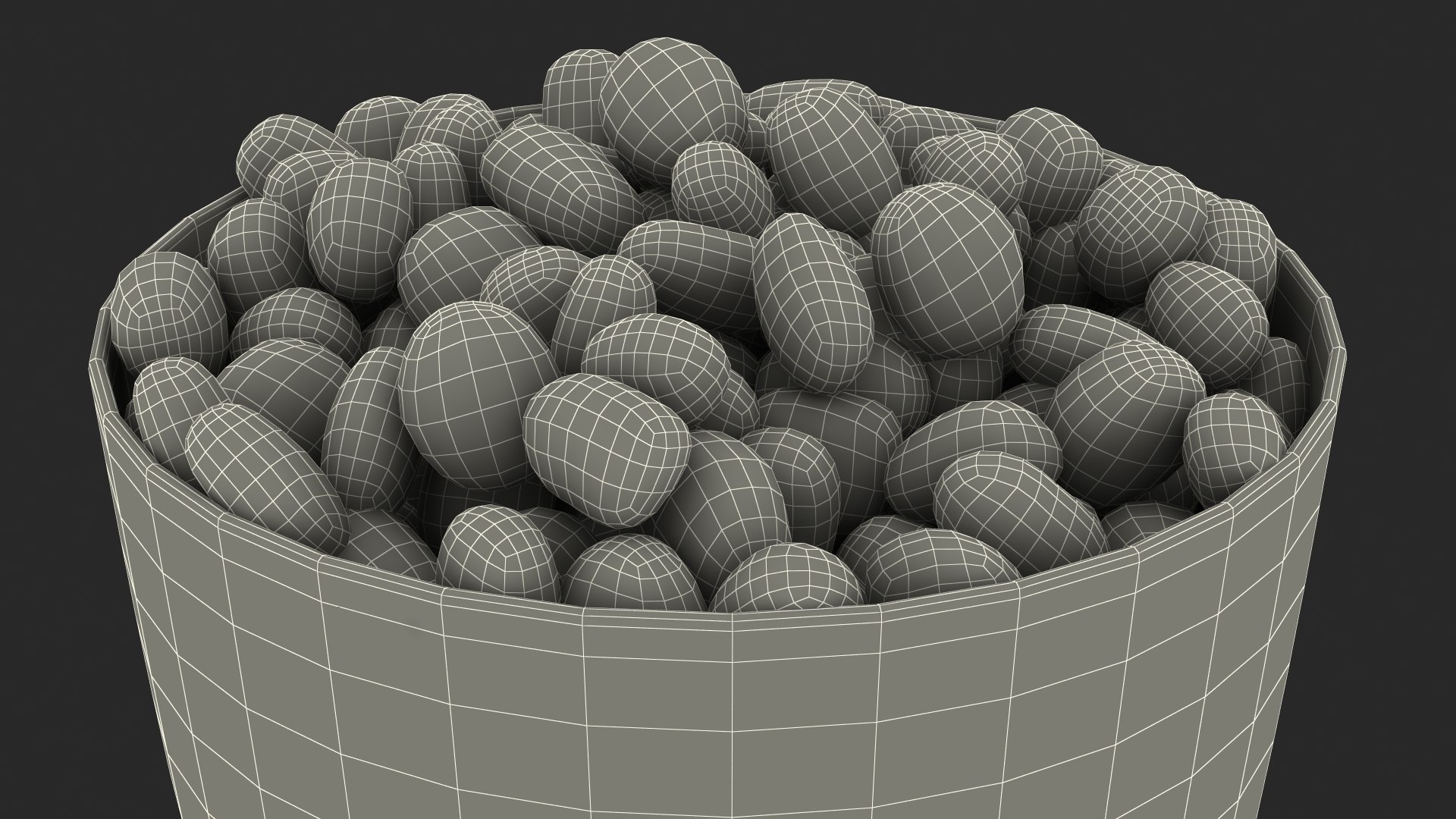 3D Pot Stones - TurboSquid 1558026