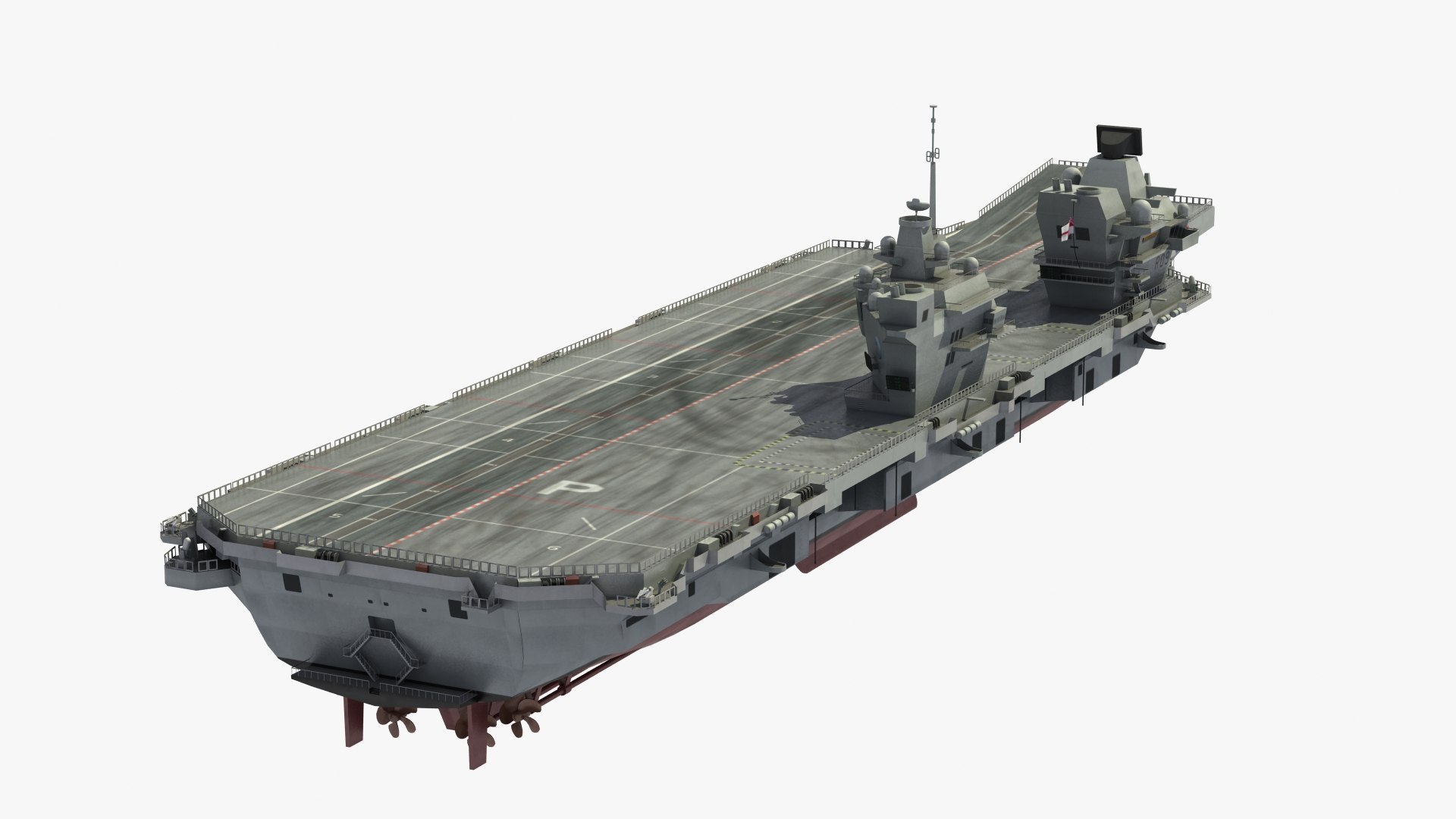 3D Hms Prince Wales Aircraft Carrier Model - TurboSquid 1553304