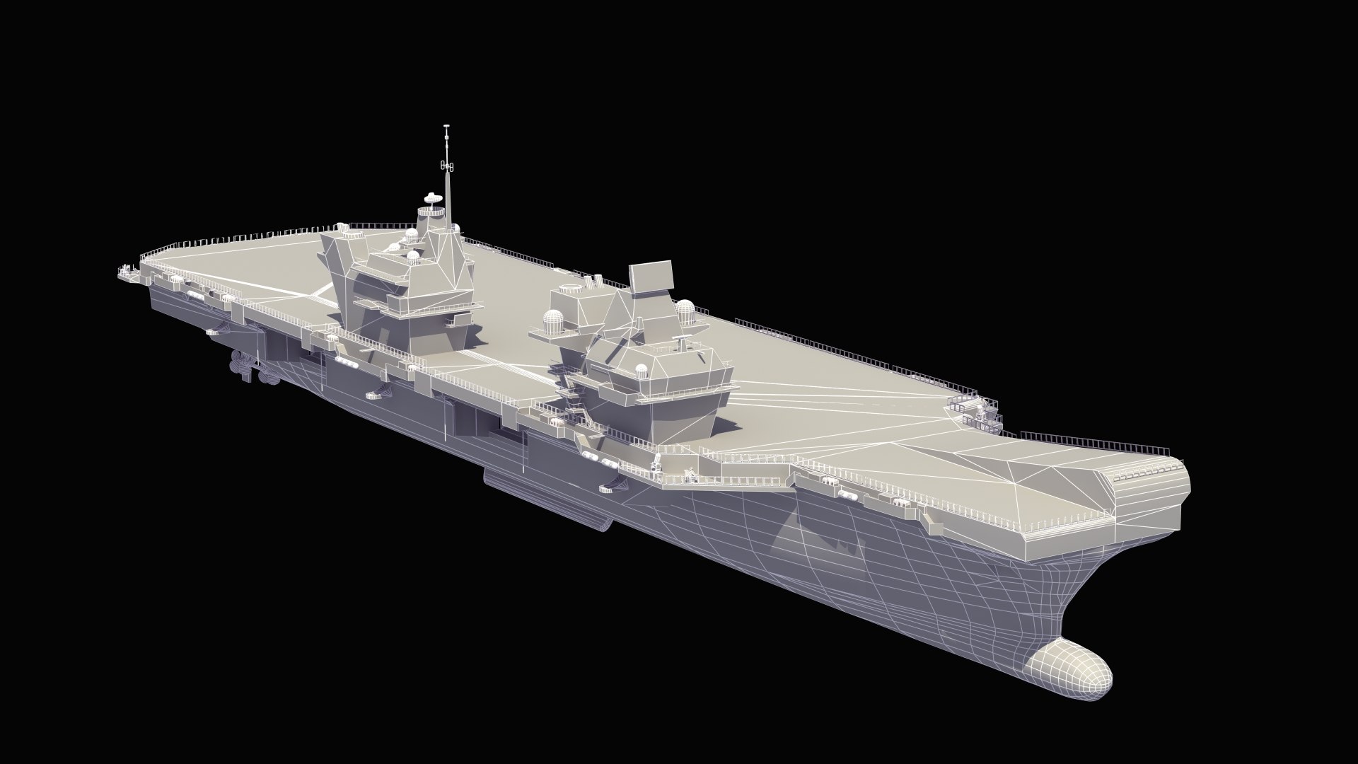 3D Hms Prince Wales Aircraft Carrier Model - TurboSquid 1553304