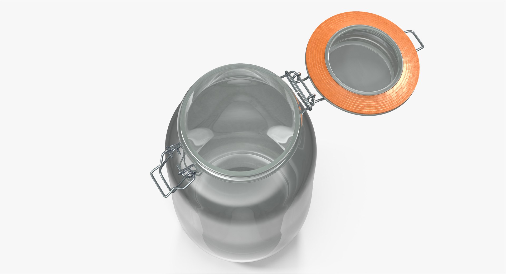 Glass Jar Lock 07 3D Model - TurboSquid 1273637