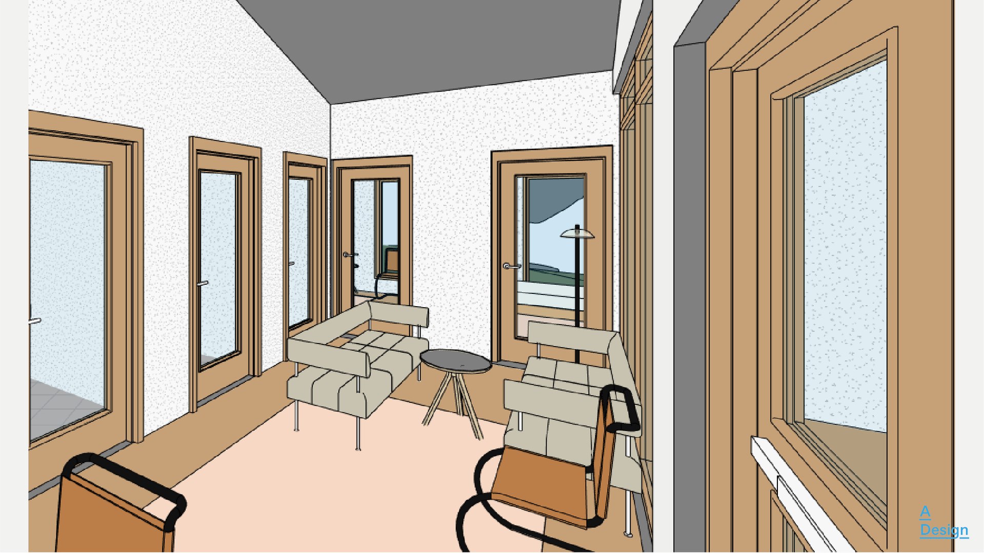 3D Model Hostel - Revit Model - TurboSquid 2018290