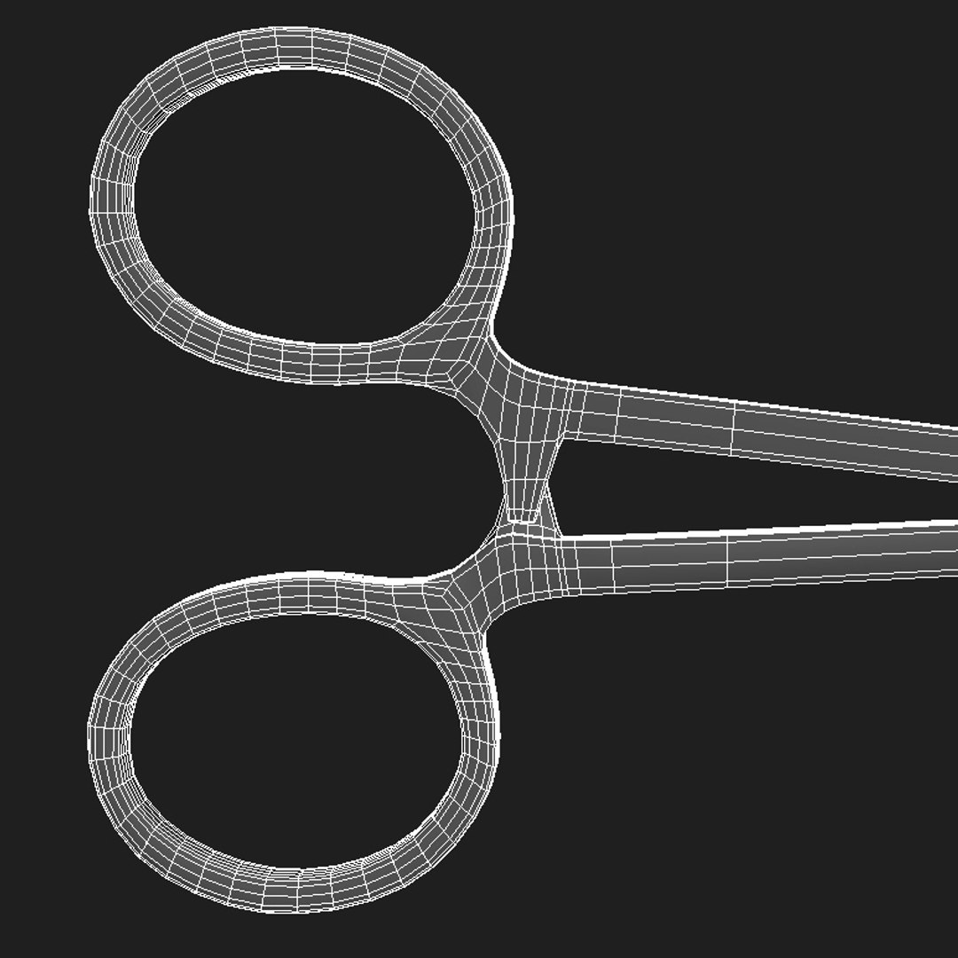 3d Model Medical Scissor