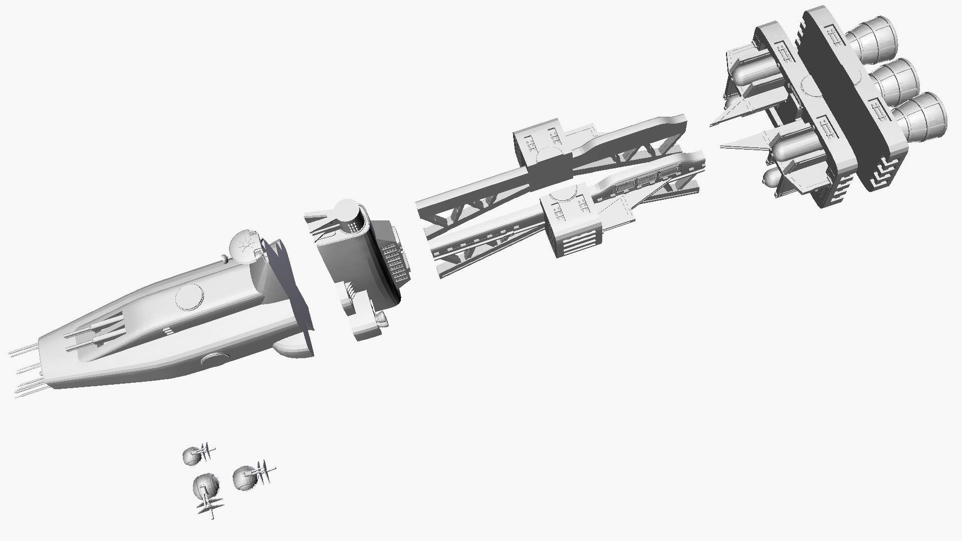 Babylon 5 Hyperion Heavy 3d 3ds