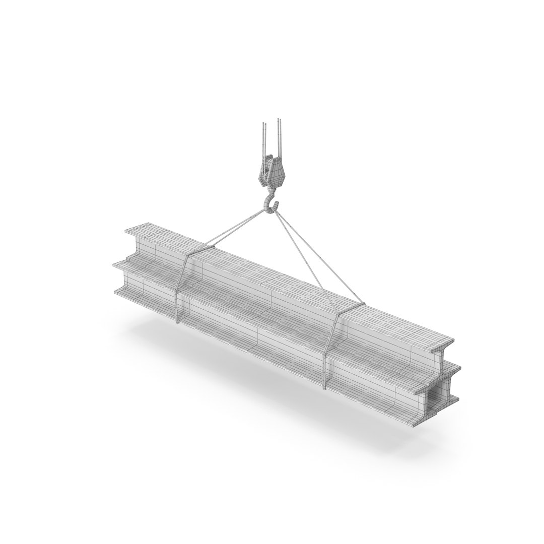 3D Crane Hook Lifting Iron Beams Model - TurboSquid 2228650