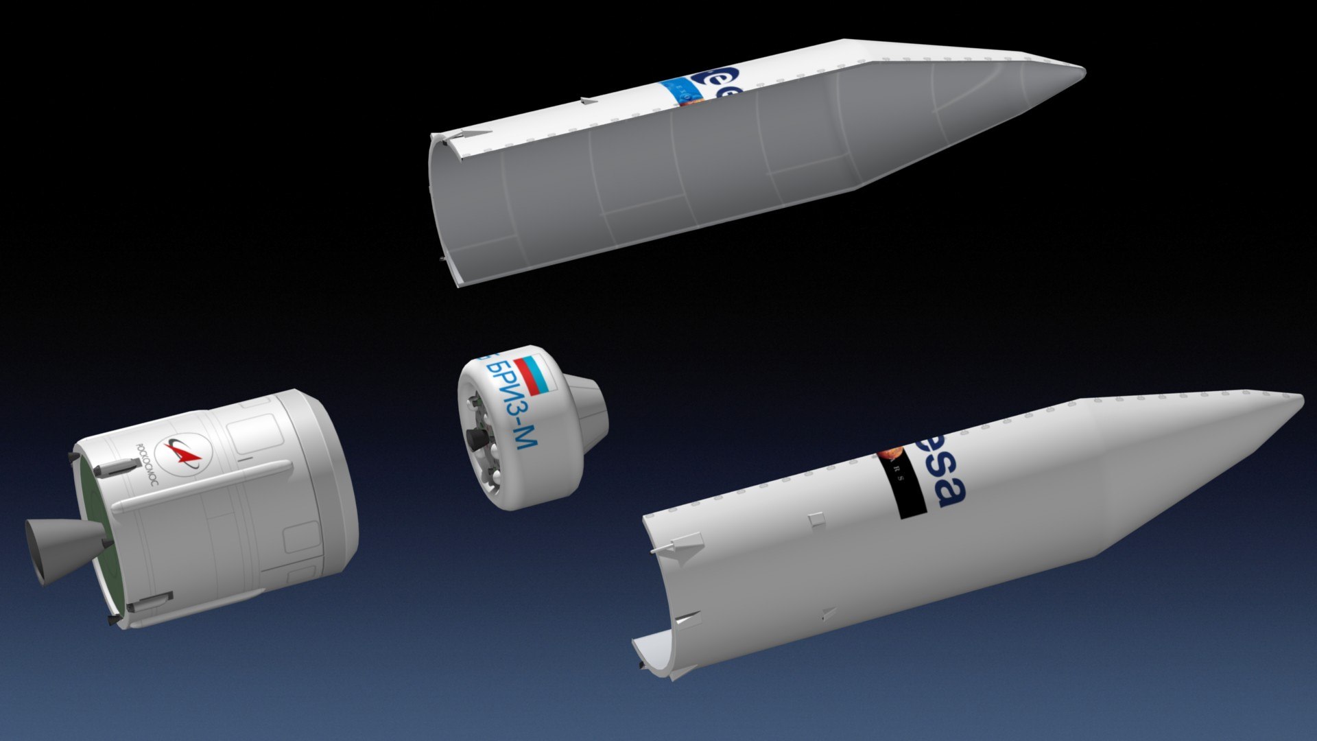 Russian Proton 3d Blend