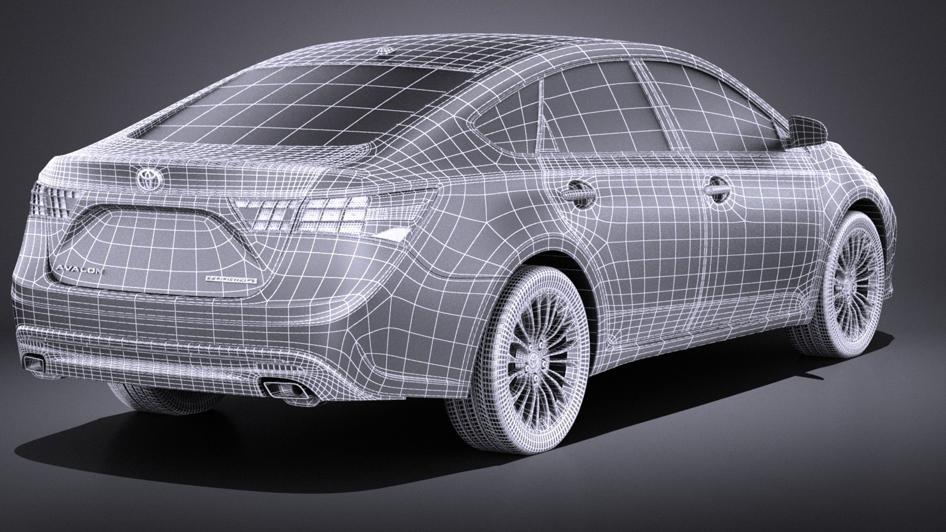 Toyota 2018 avalon 3D model - TurboSquid 1250230