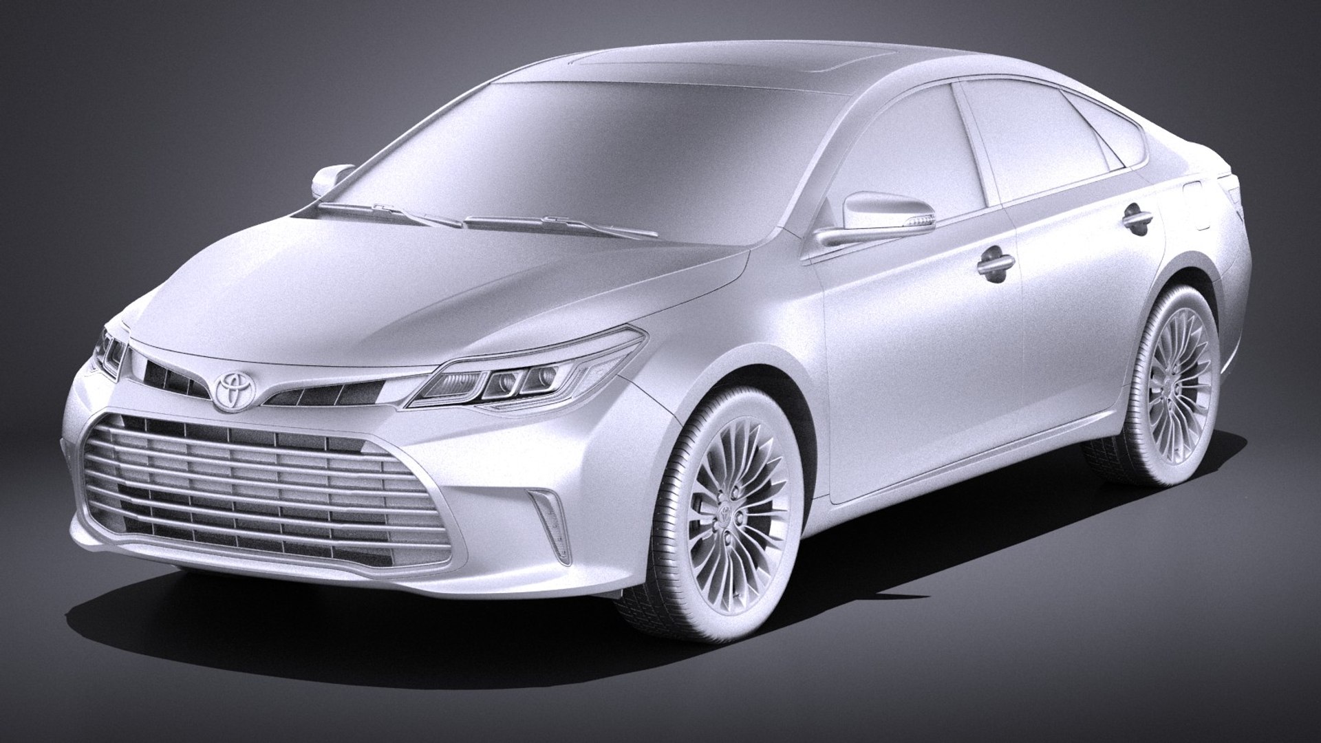 Toyota 2018 avalon 3D model - TurboSquid 1250230