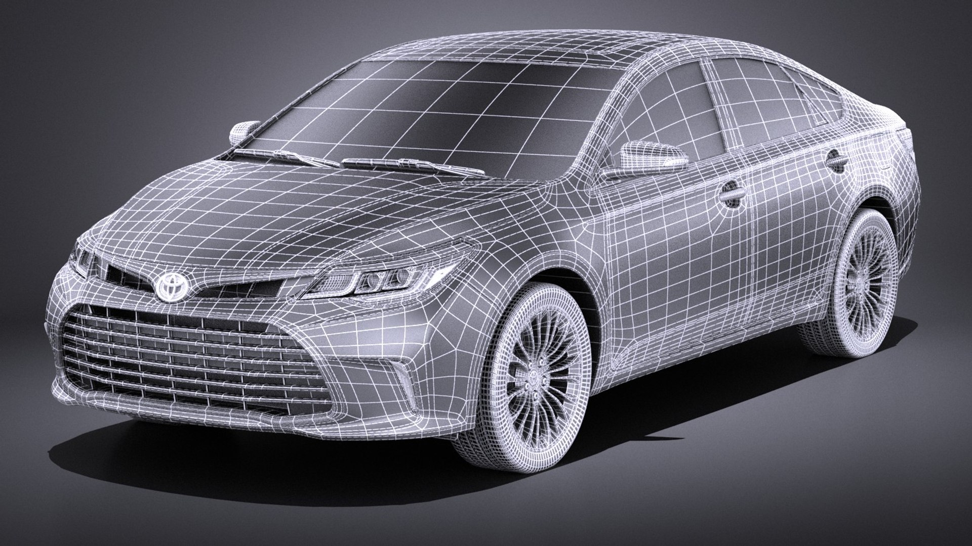 Toyota 2018 avalon 3D model - TurboSquid 1250230