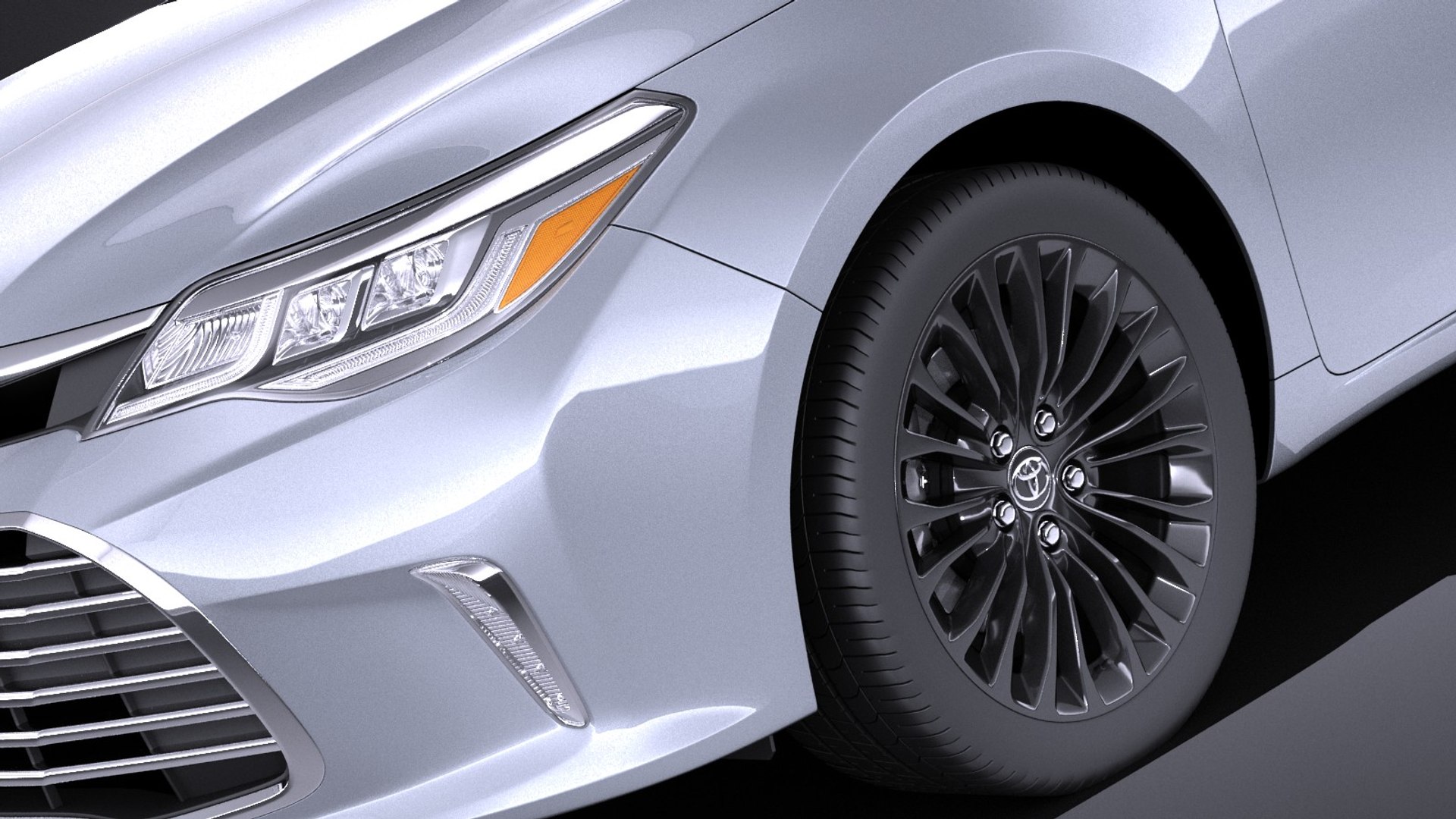 Toyota 2018 avalon 3D model - TurboSquid 1250230