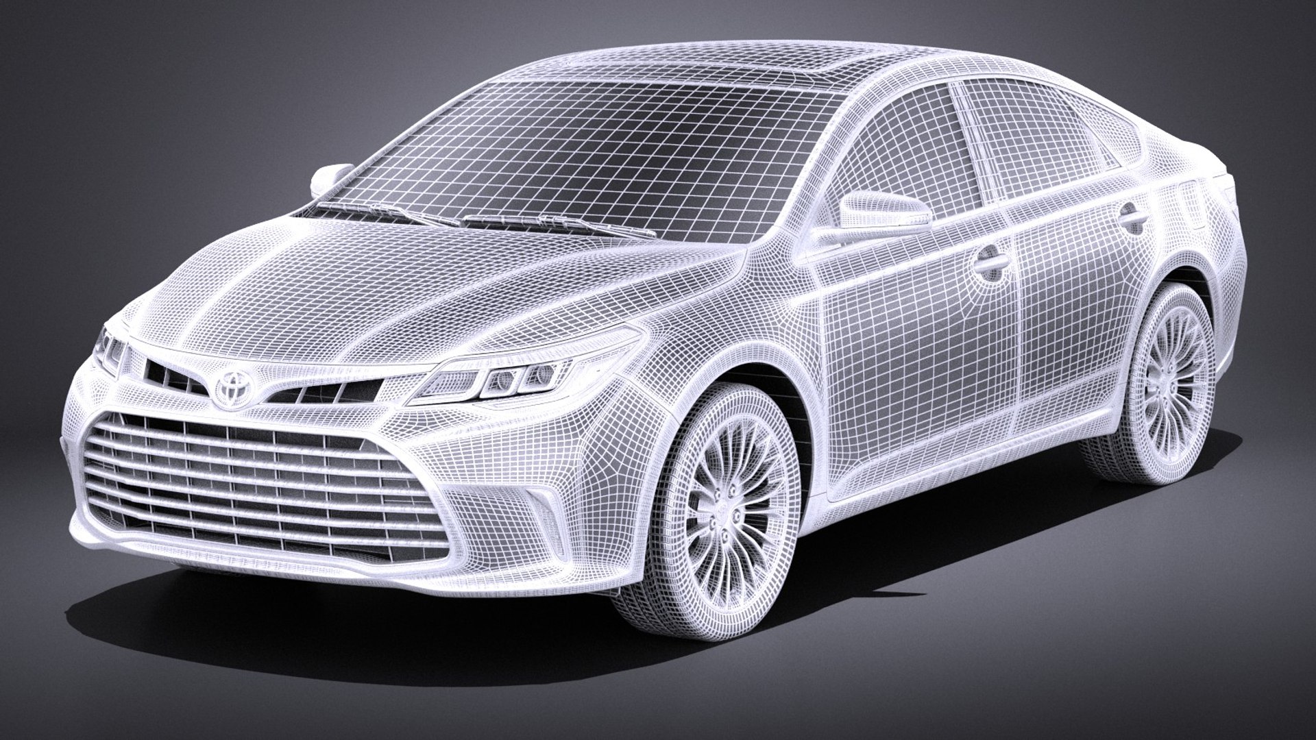Toyota 2018 avalon 3D model - TurboSquid 1250230