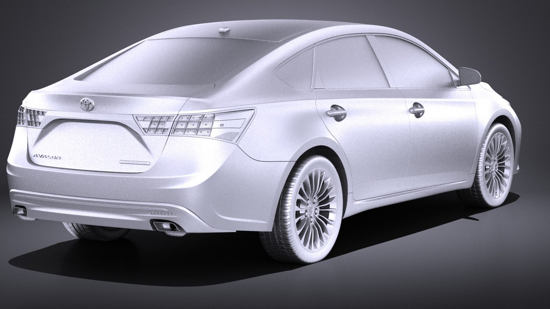 Toyota 2018 avalon 3D model - TurboSquid 1250230
