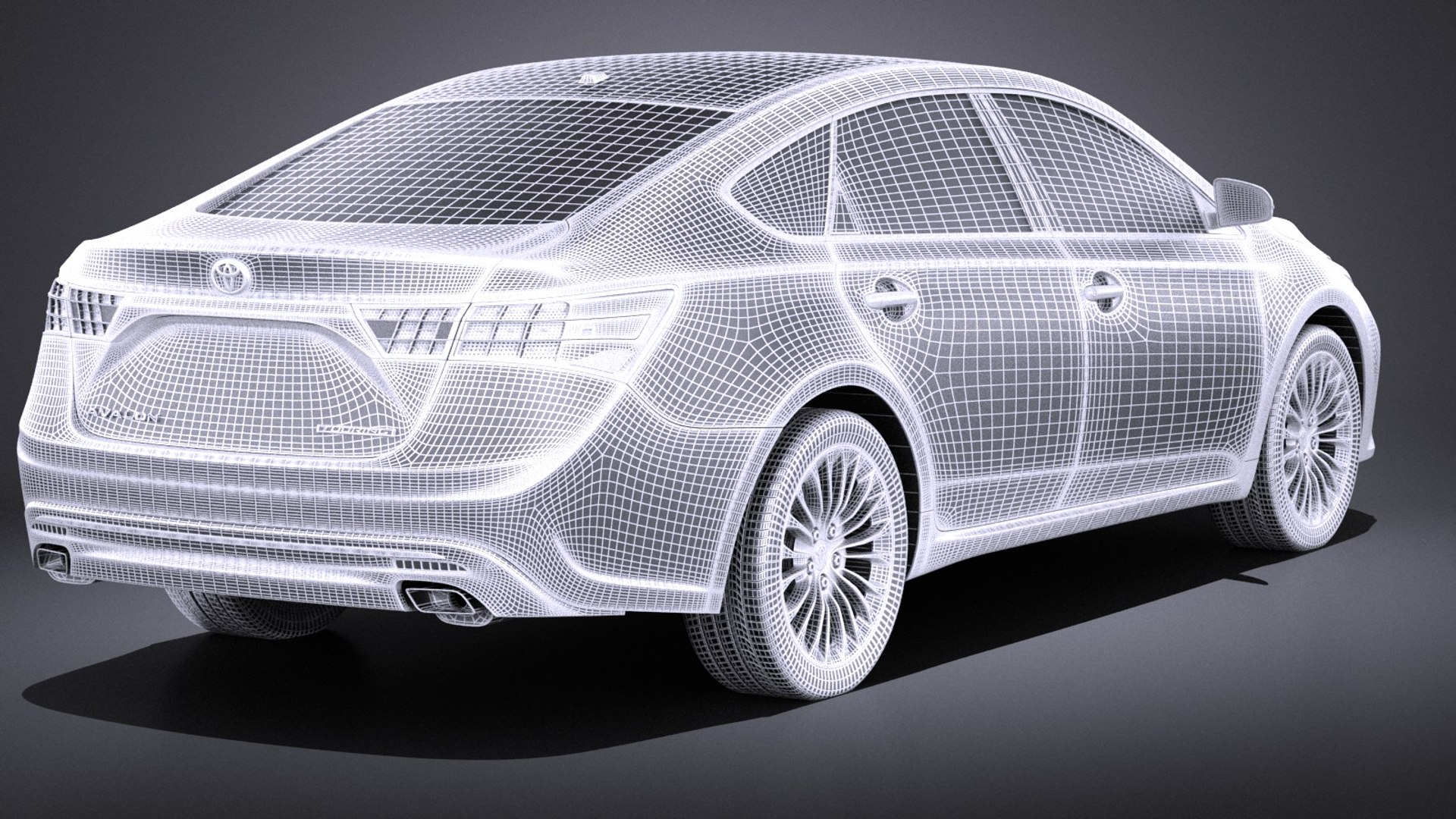 Toyota 2018 avalon 3D model - TurboSquid 1250230