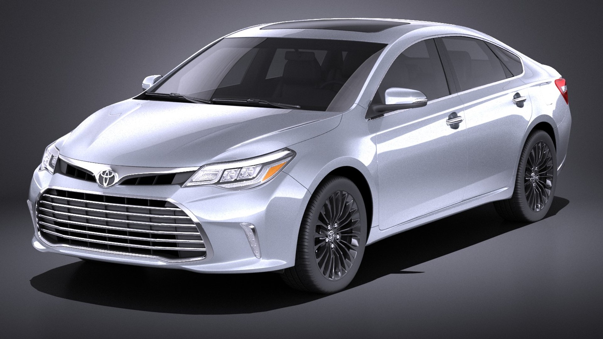 Toyota 2018 avalon 3D model - TurboSquid 1250230