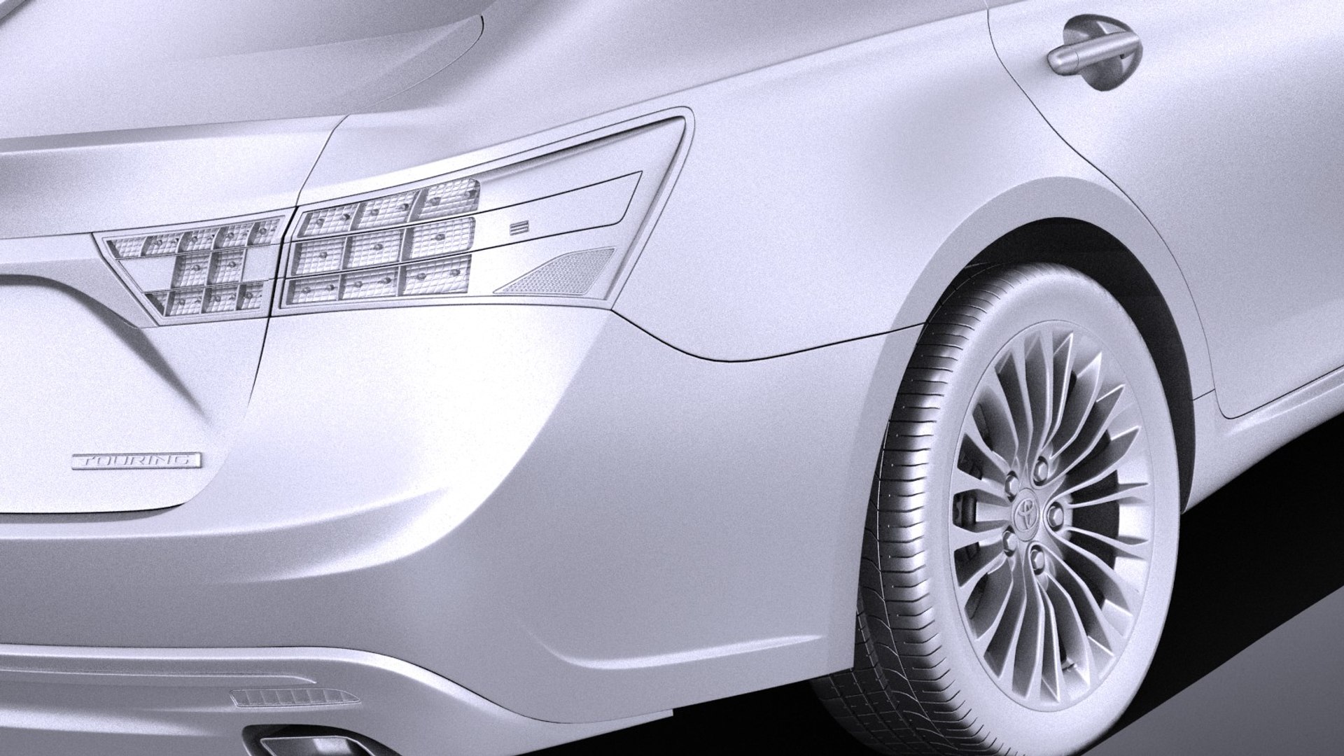 Toyota 2018 avalon 3D model - TurboSquid 1250230