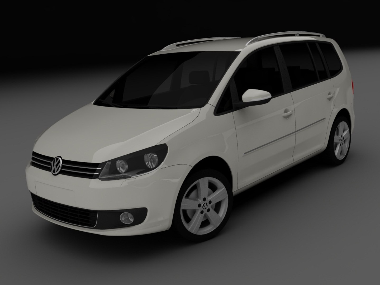 Volkswagen Touran 2011 3d Model
