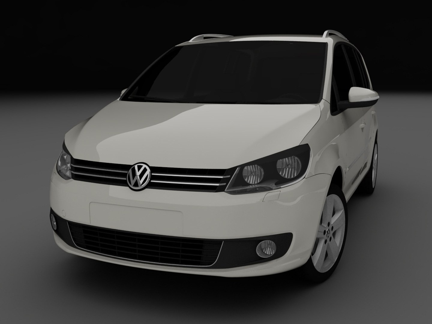 Volkswagen Touran 2011 3d Model