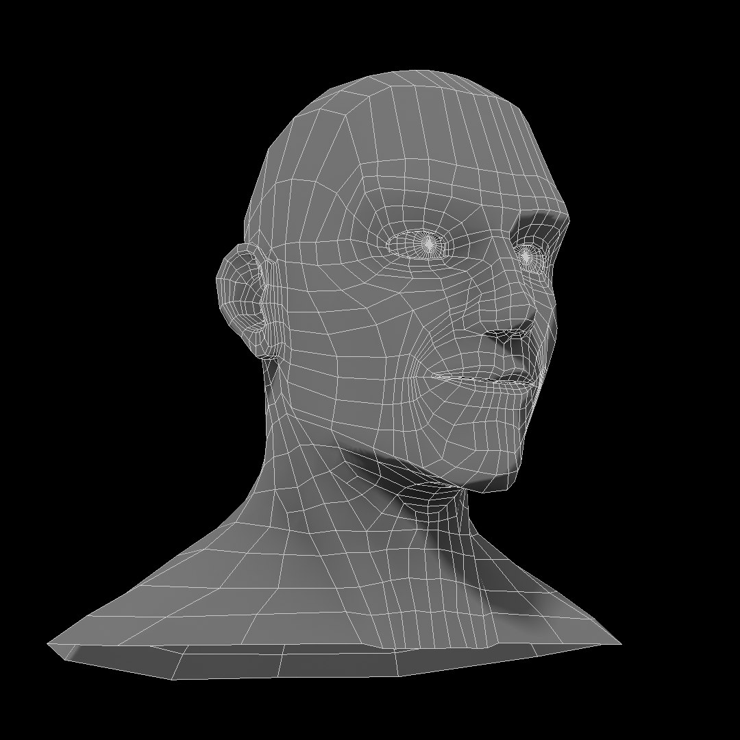 3D Base Human Head Model - TurboSquid 1303583