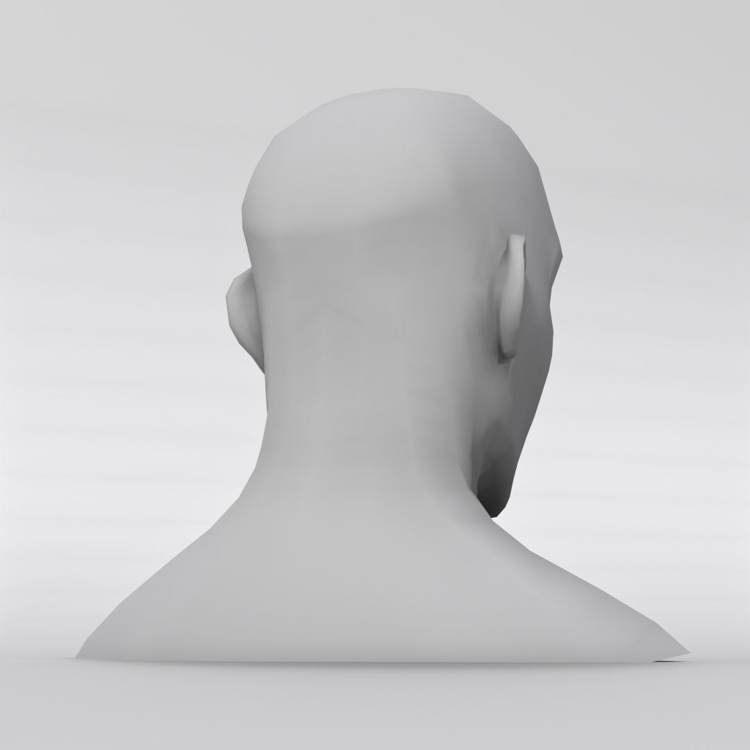 3D Base Human Head Model - TurboSquid 1303583