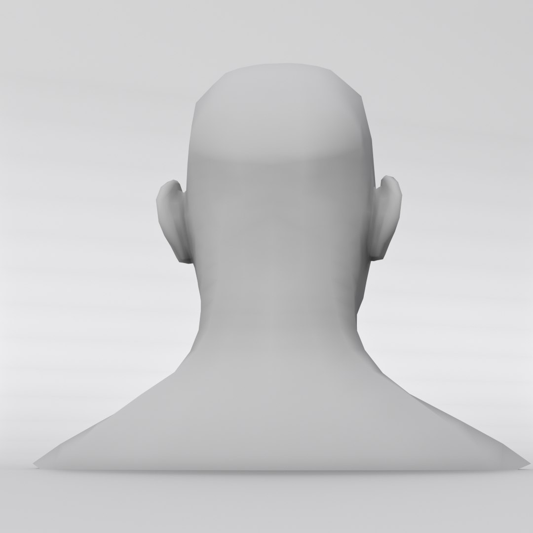3D Base Human Head Model - TurboSquid 1303583