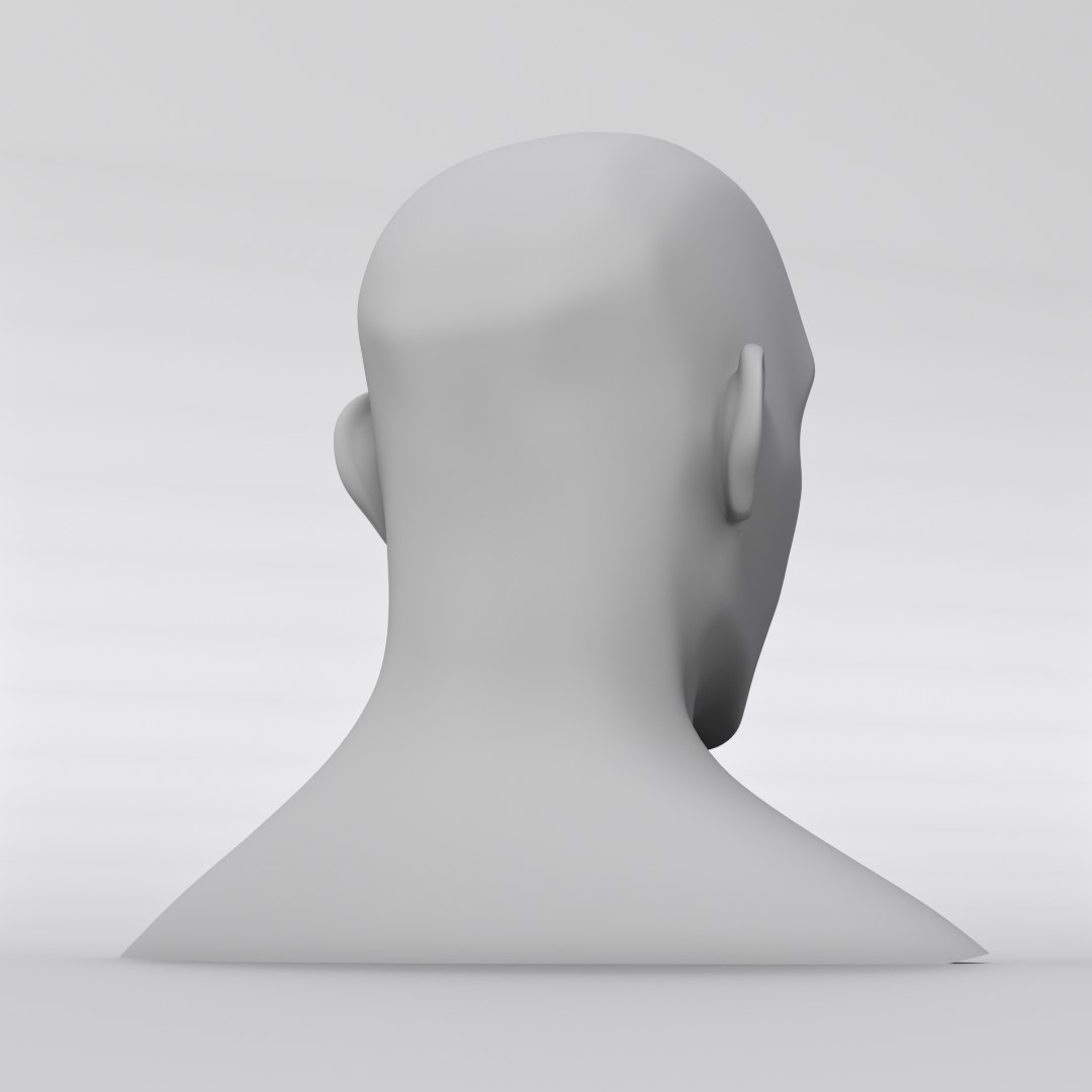 3D Base Human Head Model - TurboSquid 1303583