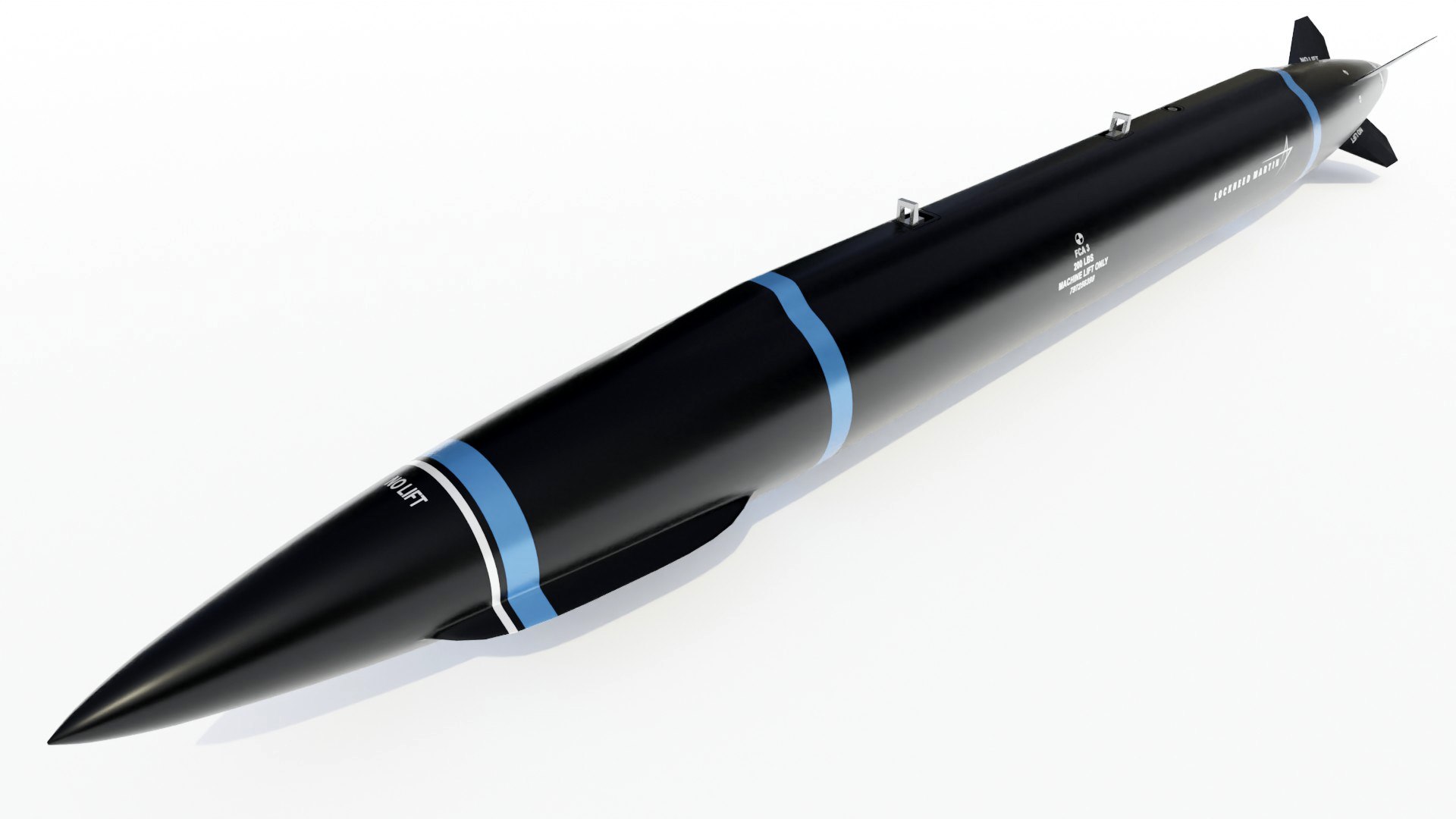 Mako Multi-Mission Hypersonic Missile 3D Model - TurboSquid 2330471