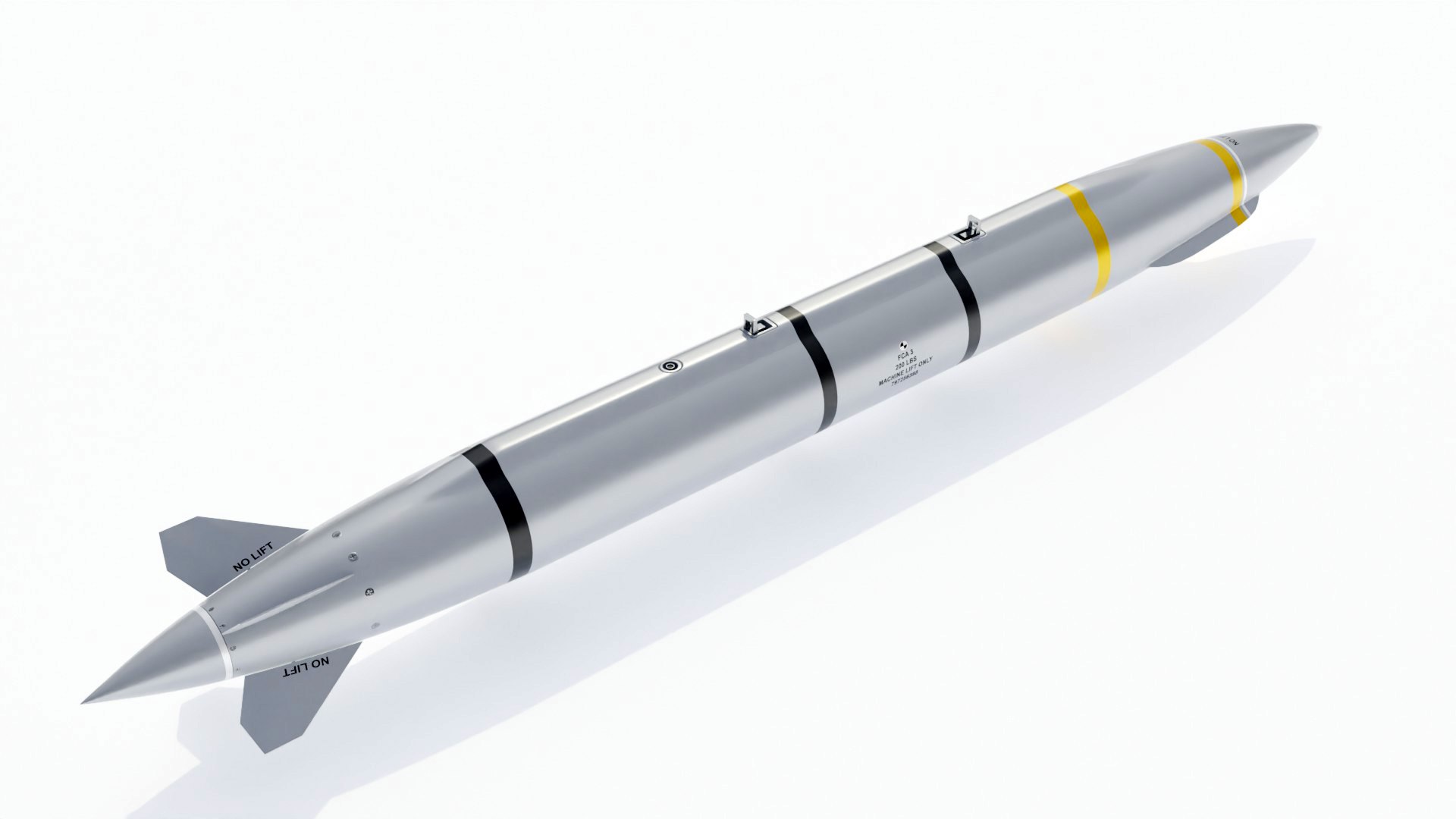 Mako Multi-Mission Hypersonic Missile 3D Model - TurboSquid 2330471