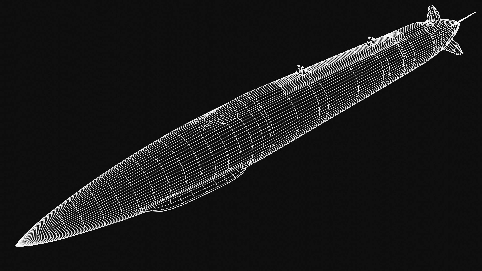 Mako Multi-Mission Hypersonic Missile 3D Model - TurboSquid 2330471