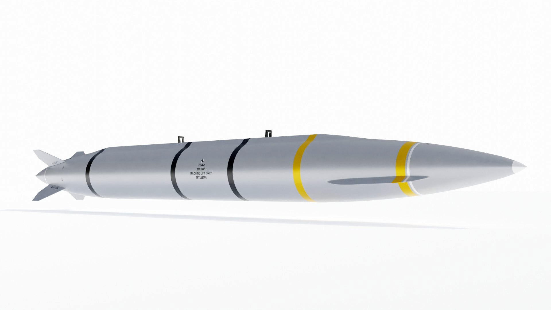 Mako Multi-Mission Hypersonic Missile 3D Model - TurboSquid 2330471