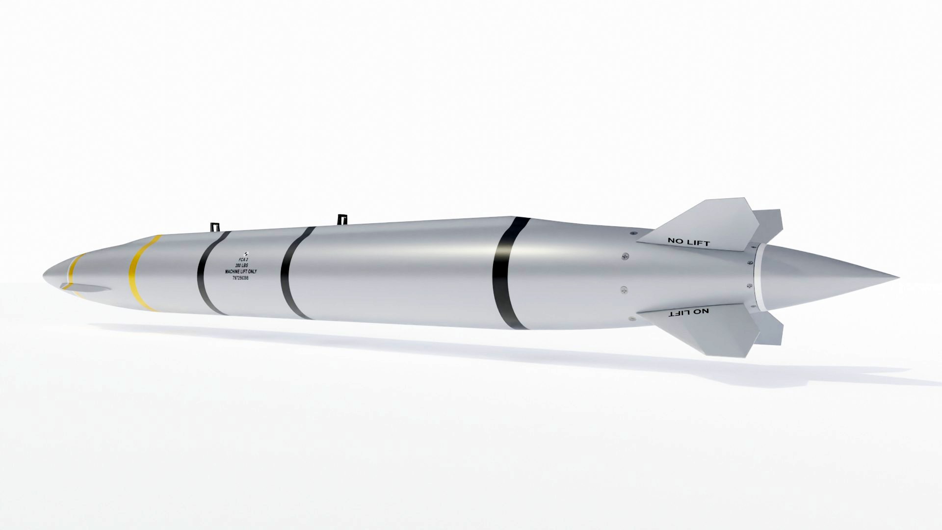 Mako Multi-Mission Hypersonic Missile 3D Model - TurboSquid 2330471