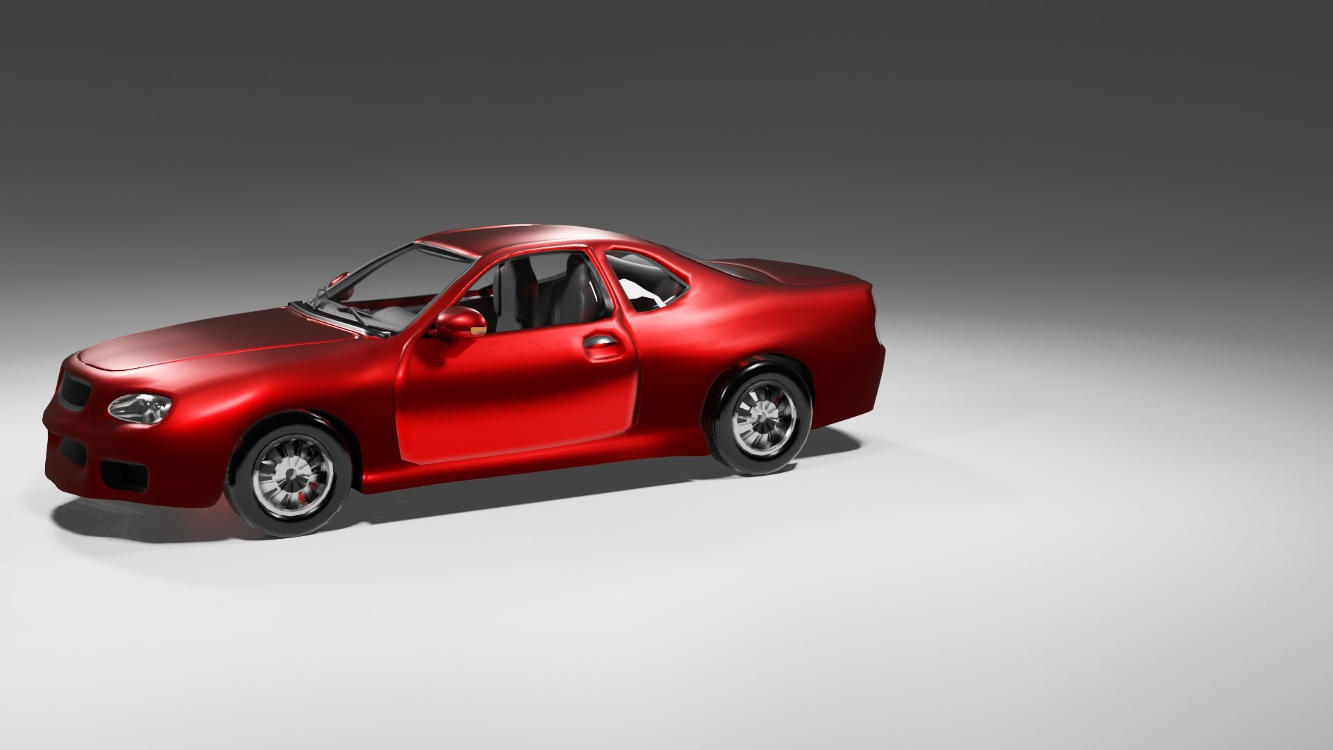 modelo 3d Red car rigged game ready - TurboSquid 2004781