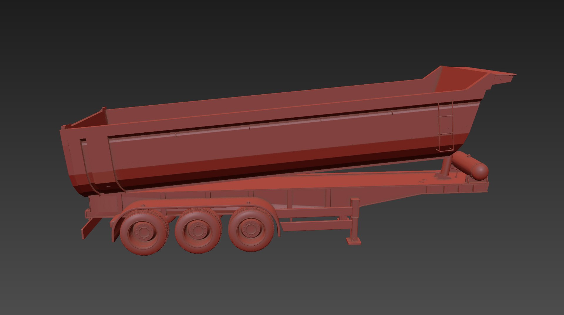 Dump Trailer 3D Model - TurboSquid 1364970