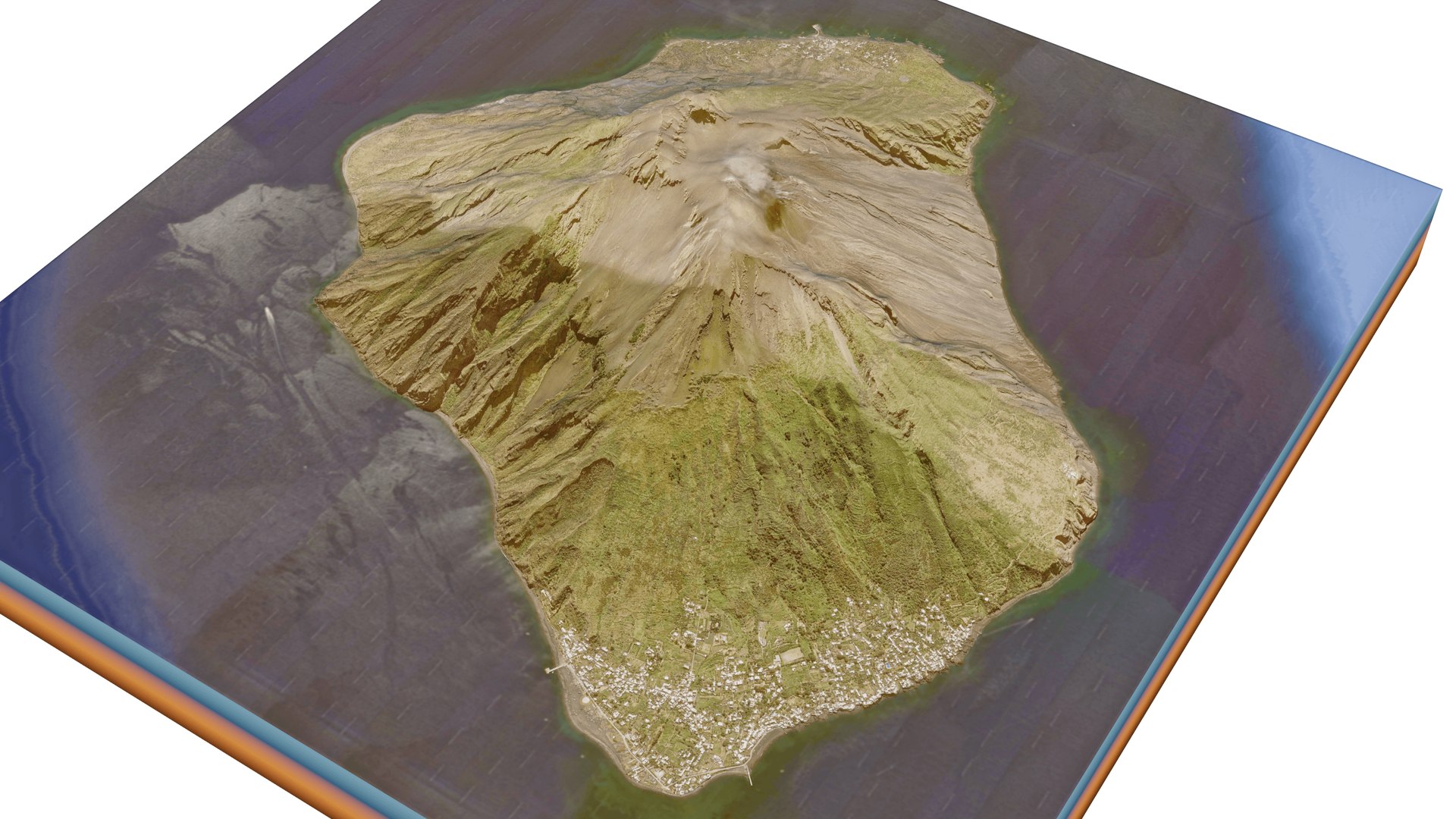 3D Stromboli Volcano Islands Model - TurboSquid 2072754