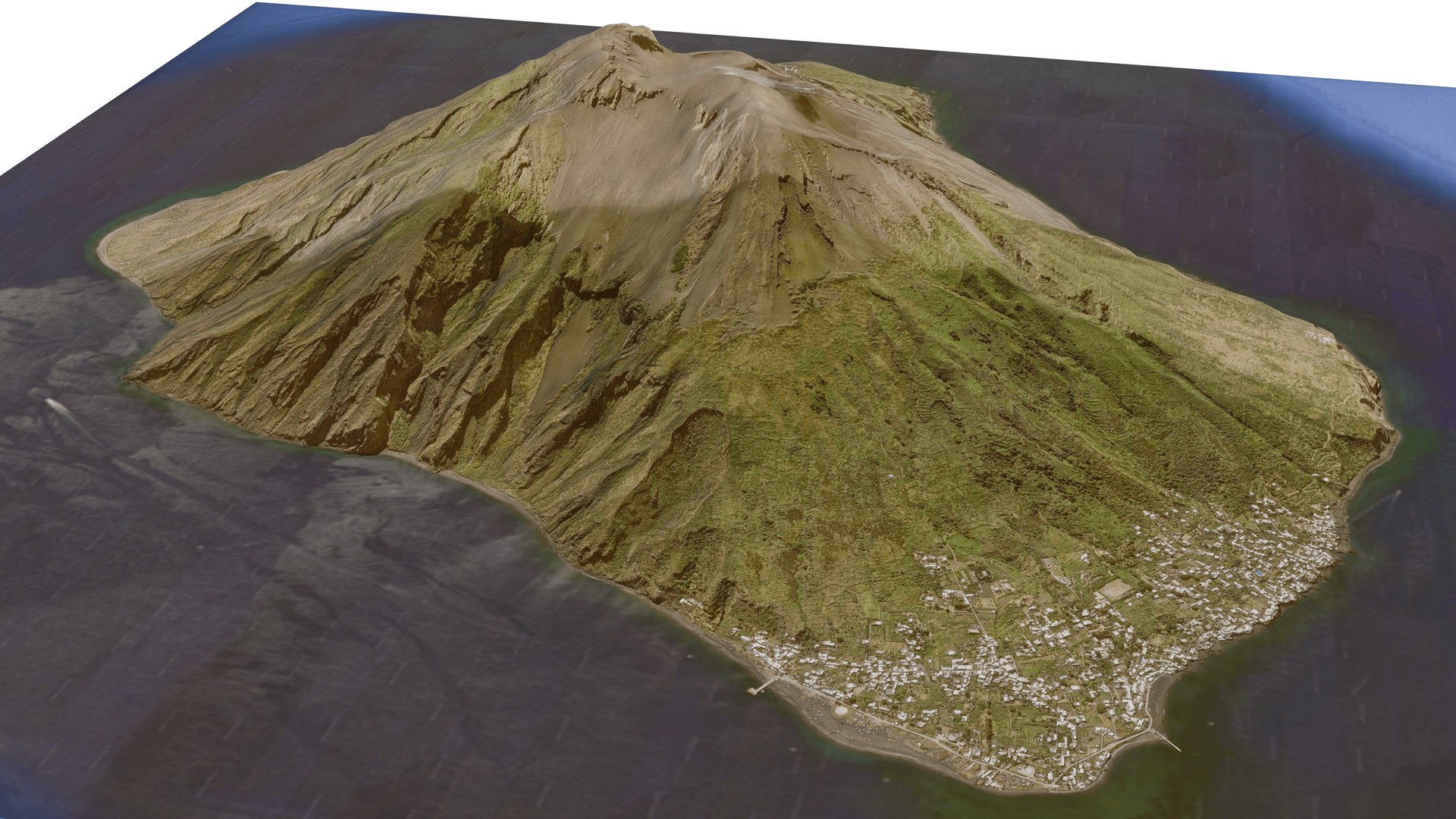 3D Stromboli Volcano Islands Model - TurboSquid 2072754