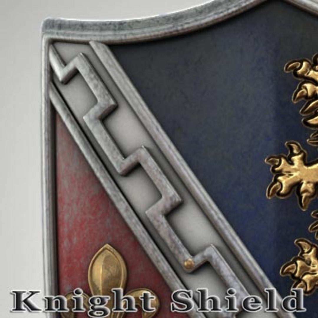 3ds Max Knight Shield