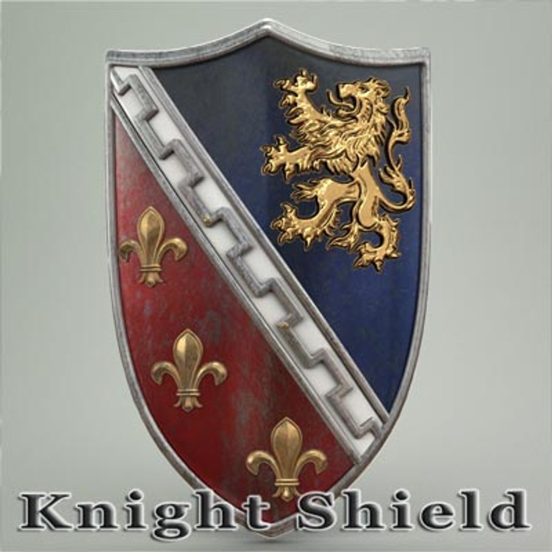 3ds Max Knight Shield